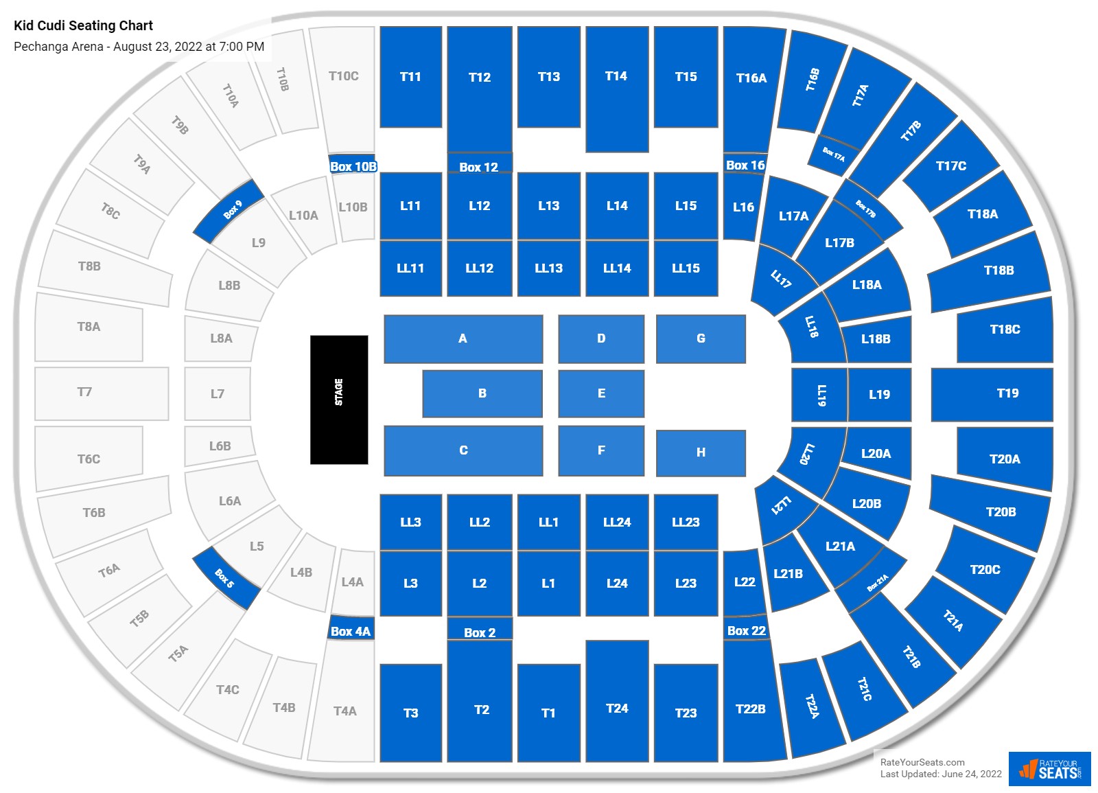 Pechanga Arena Seating Chart - RateYourSeats.com