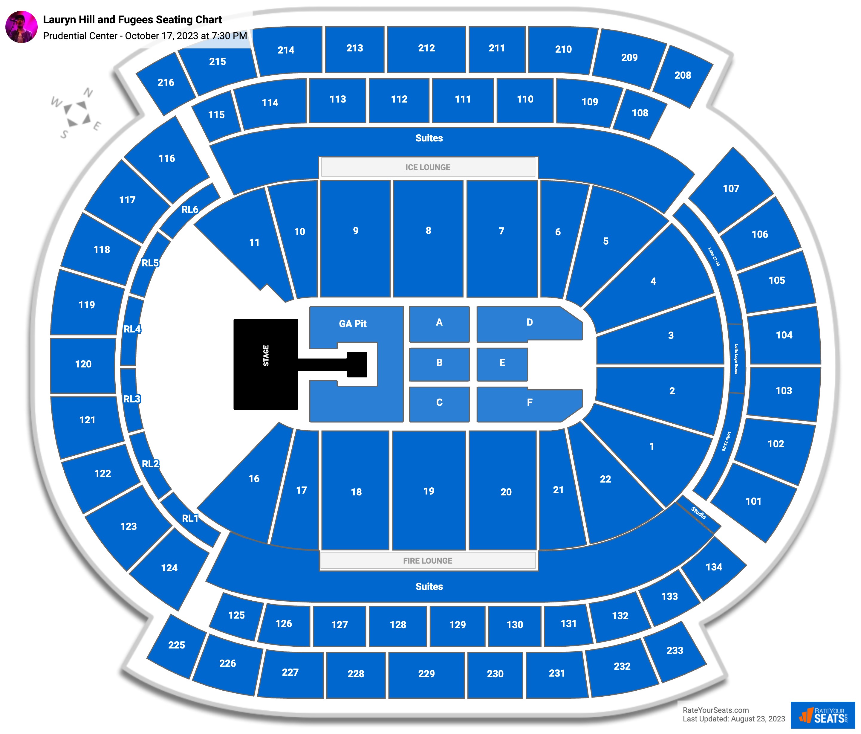 Prudential Center Seating Chart Marvel | Cabinets Matttroy