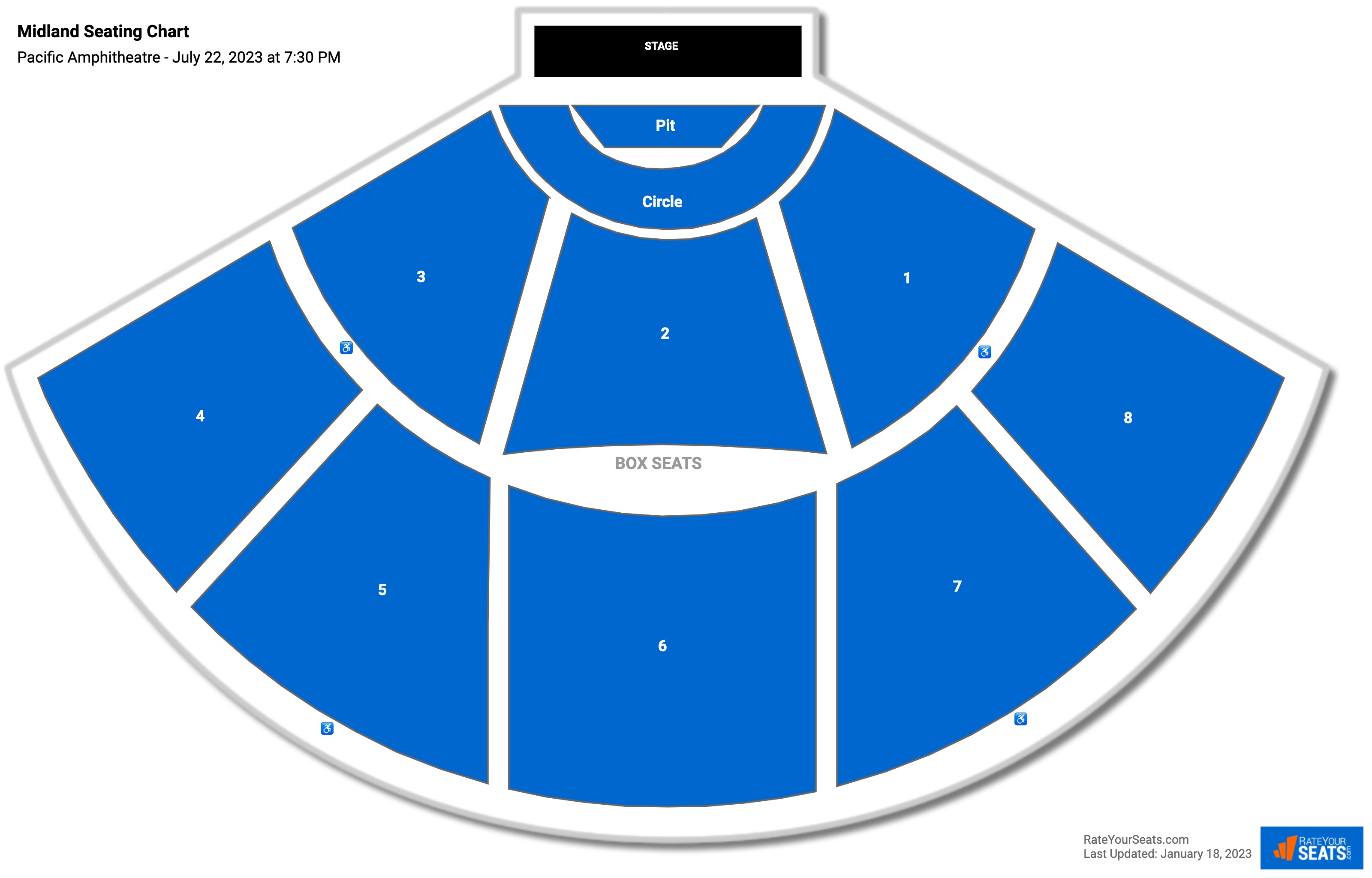 Pacific Amphitheatre Seating Chart - RateYourSeats.com