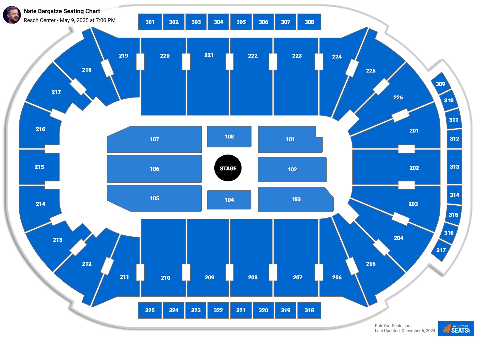 Resch Center Seating Chart - RateYourSeats.com