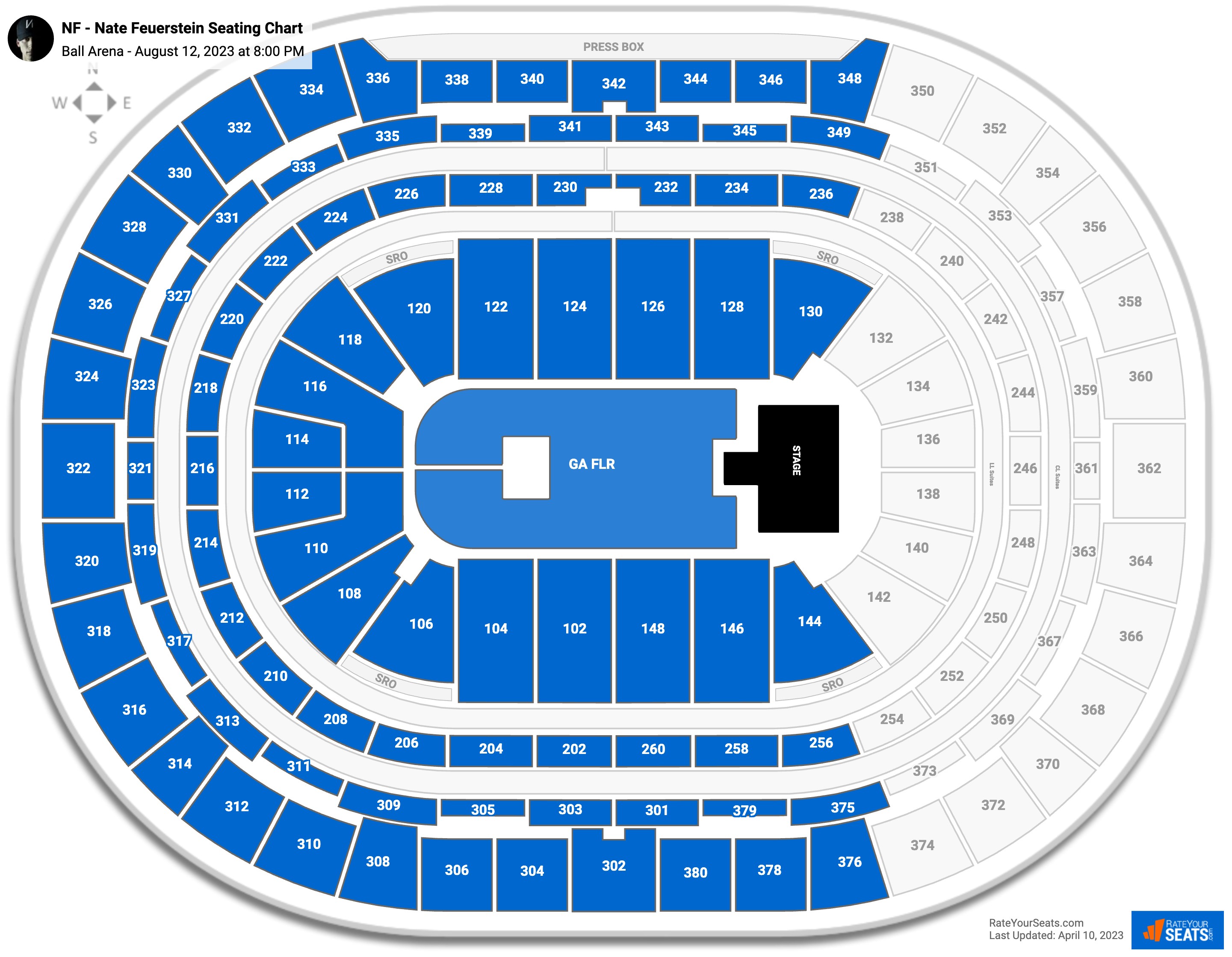 Pepsi Center Concert Seating | Cabinets Matttroy