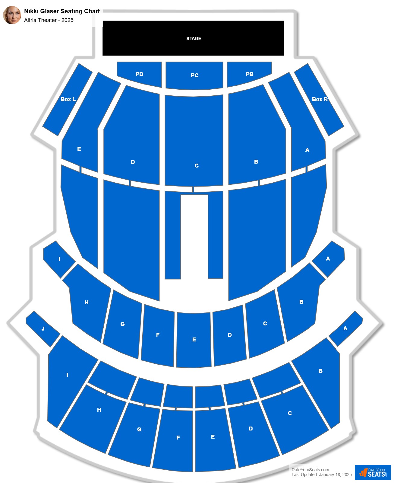 Altria Theater Seating Chart - RateYourSeats.com