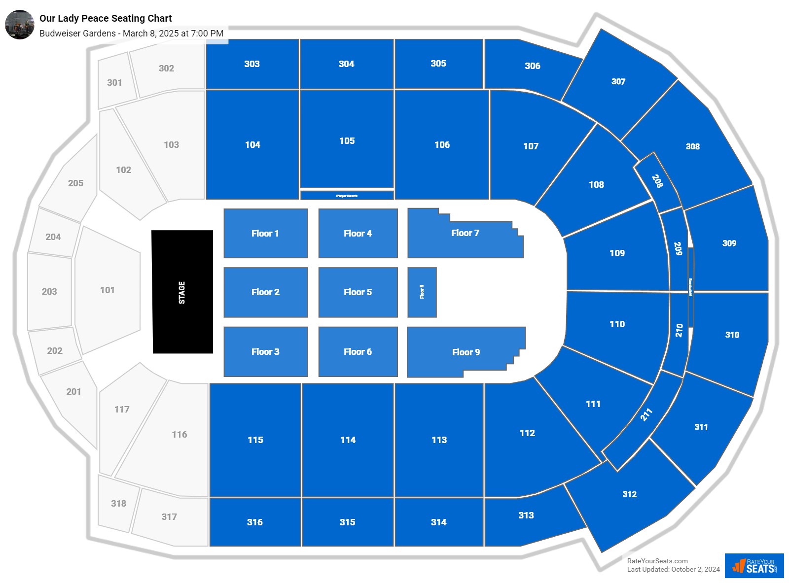 Canada Life Place Seating Chart - RateYourSeats.com