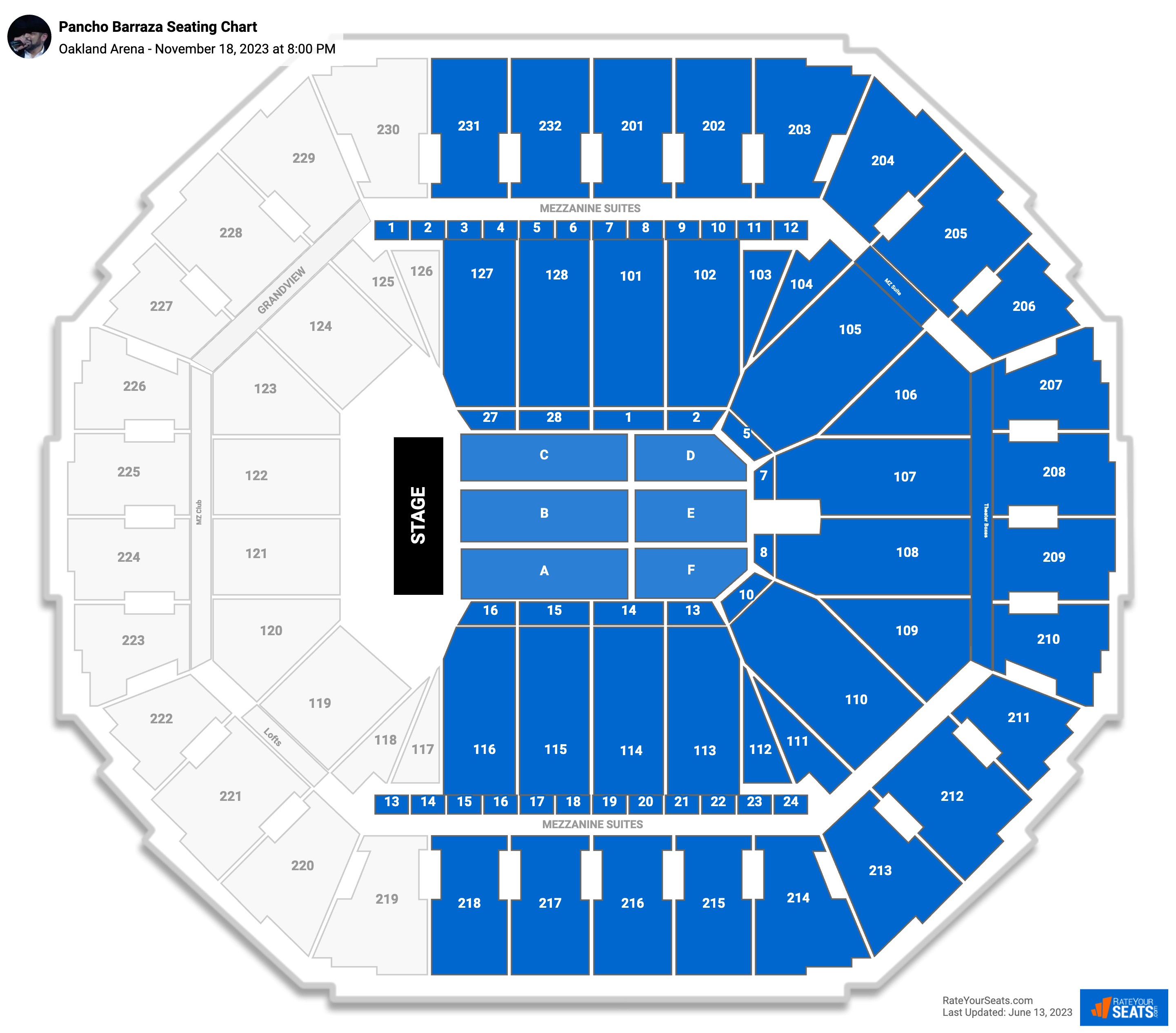 Oracle Arena Seating Chart Disney On Ice