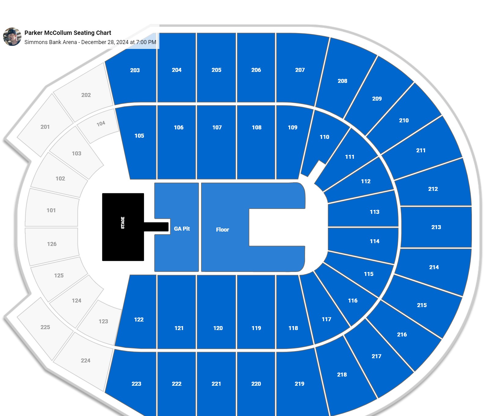 Simmons Bank Arena Seating Chart - RateYourSeats.com