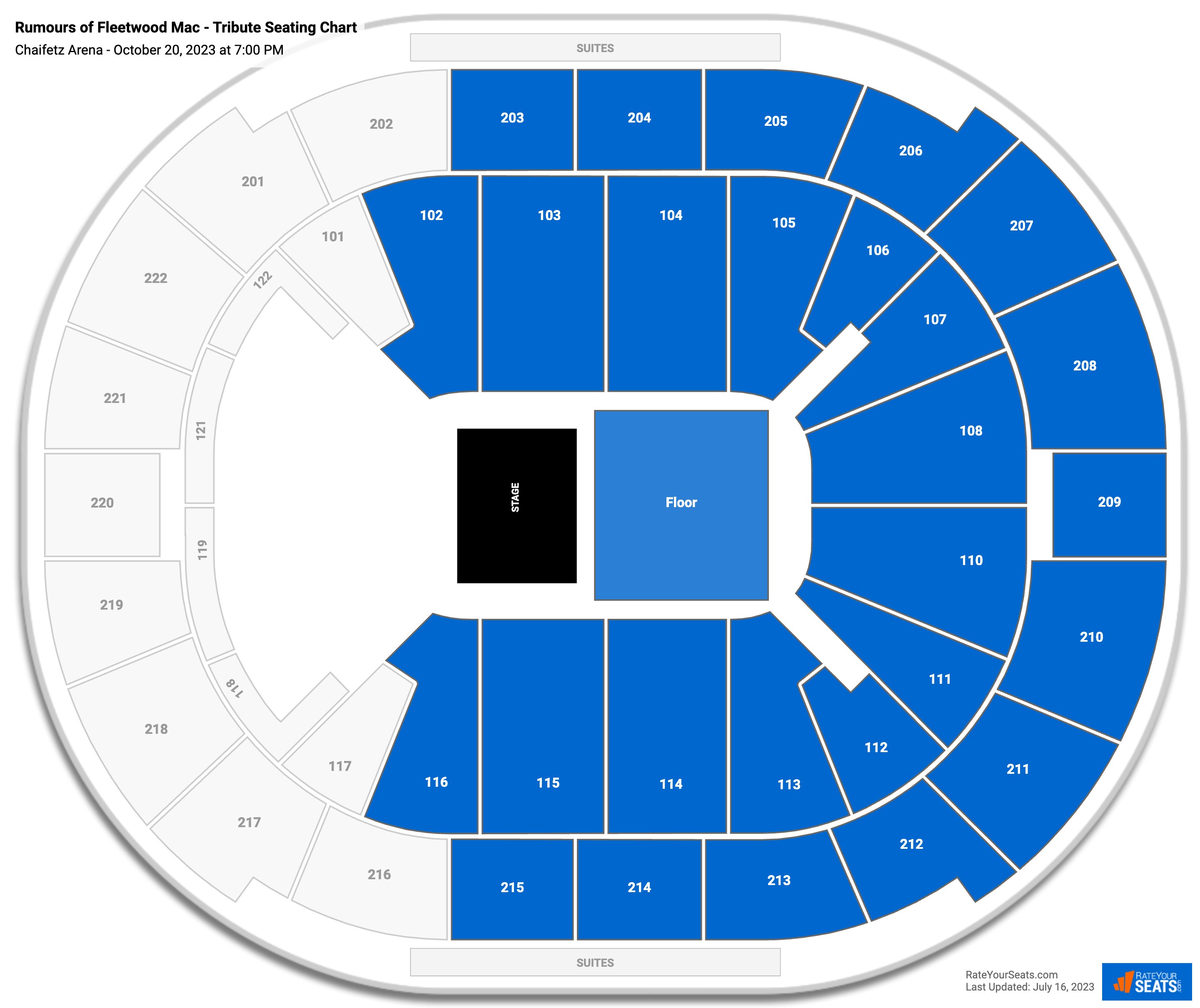 Chaifetz Arena Concert Seating Chart - RateYourSeats.com