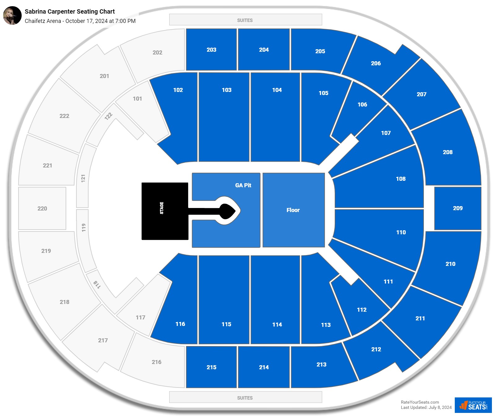 Chaifetz Arena Concert Seating Chart - RateYourSeats.com