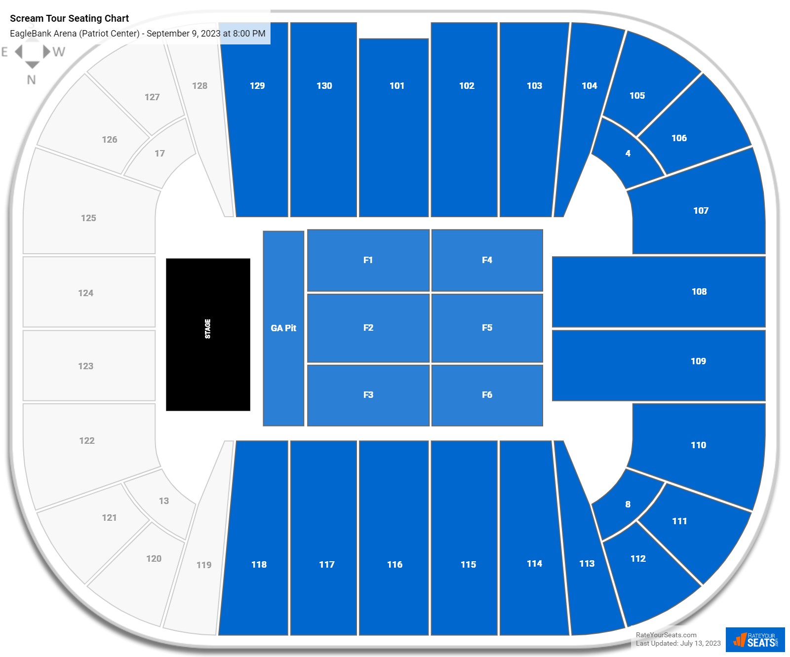 Infinite Energy Center Interactive Seating Chart | Cabinets Matttroy