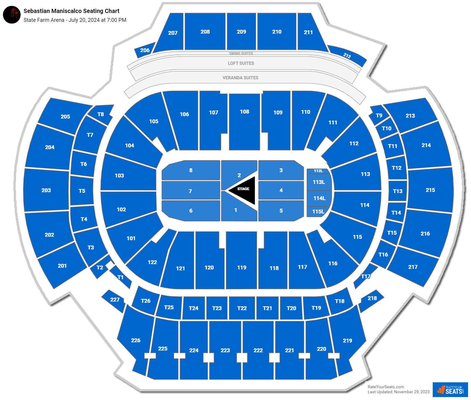 State Farm Arena Concert Seating Chart - RateYourSeats.com