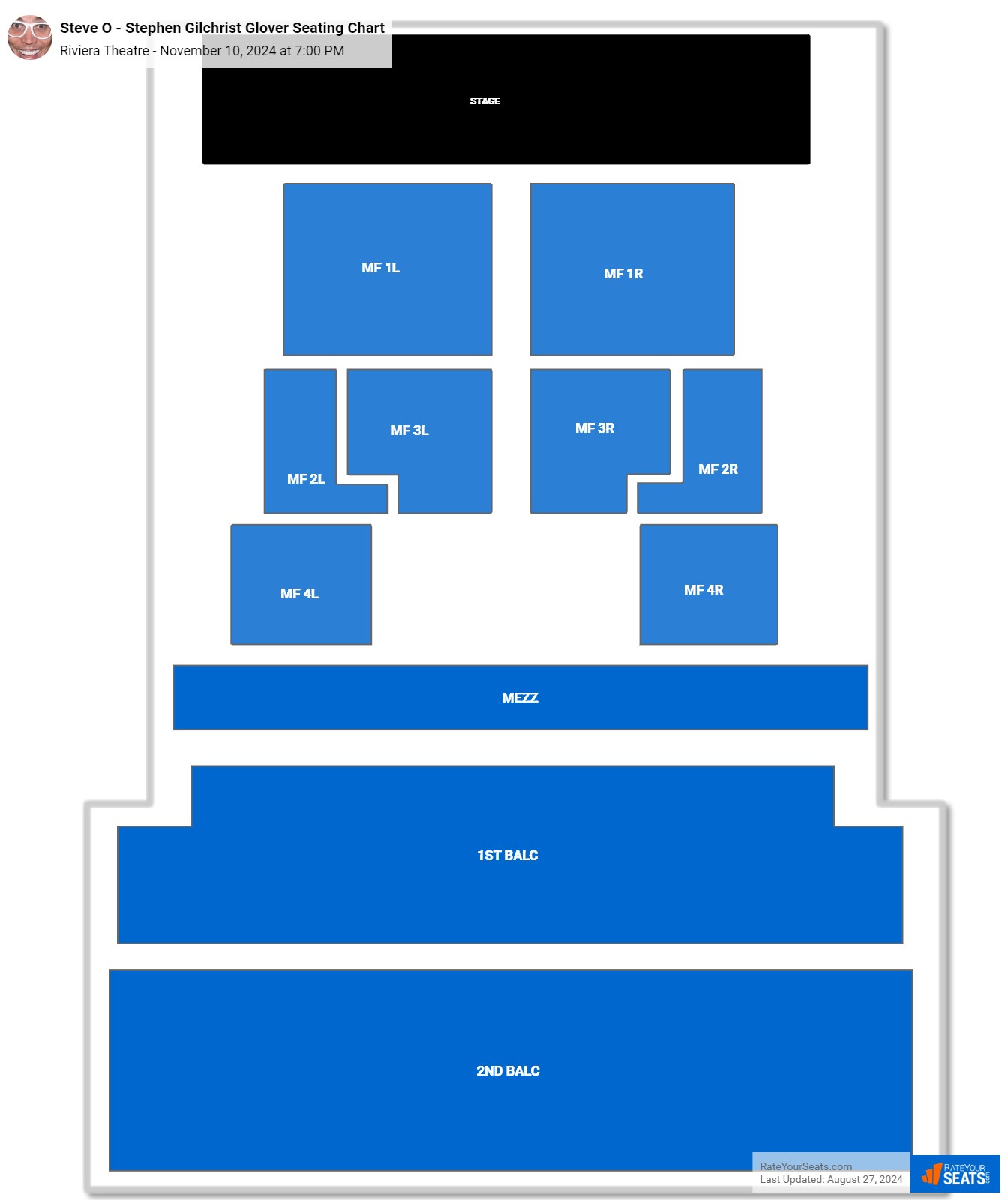 Riviera Theatre Seating Chart - RateYourSeats.com