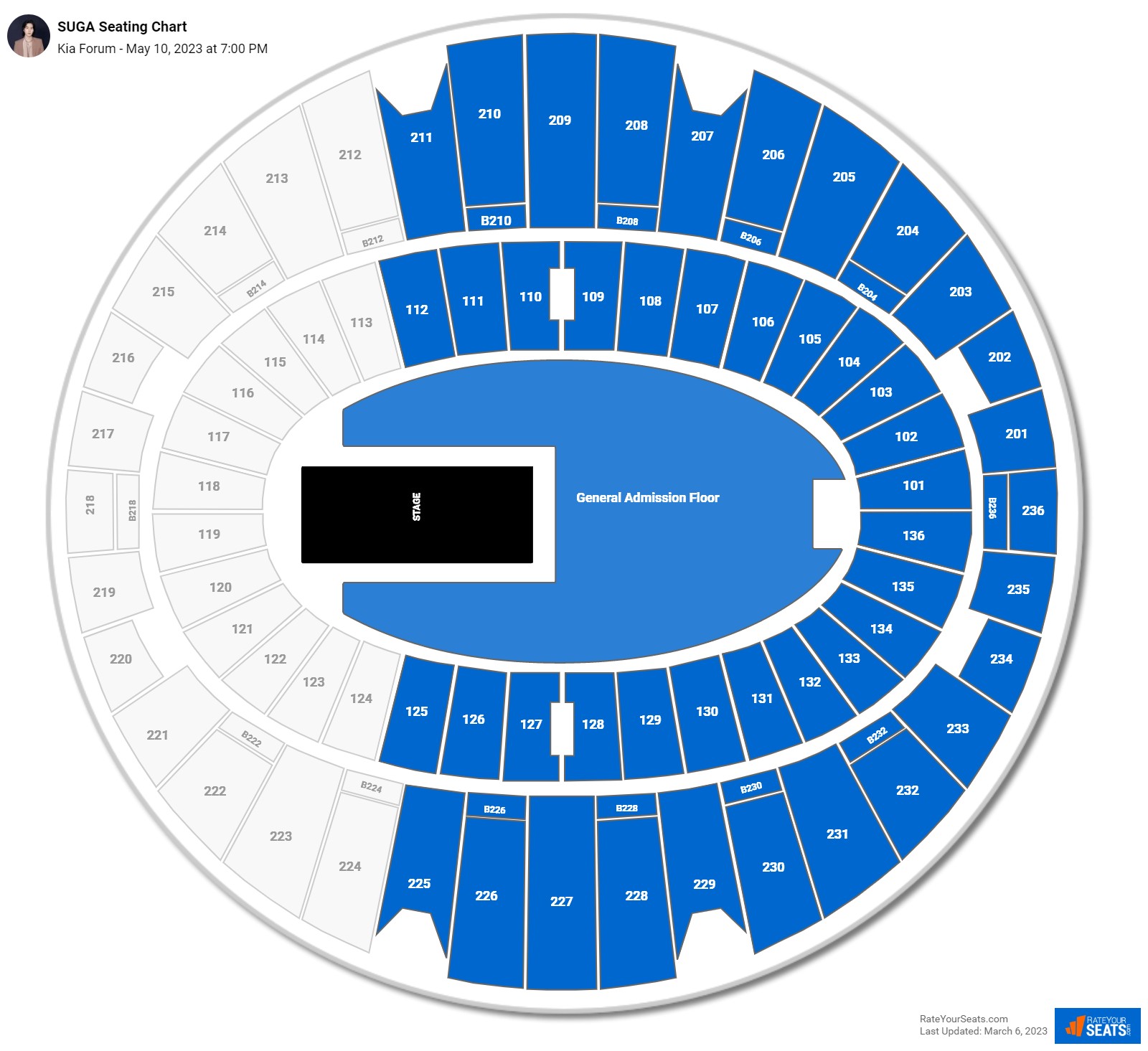 Kia Forum Seating Chart - RateYourSeats.com