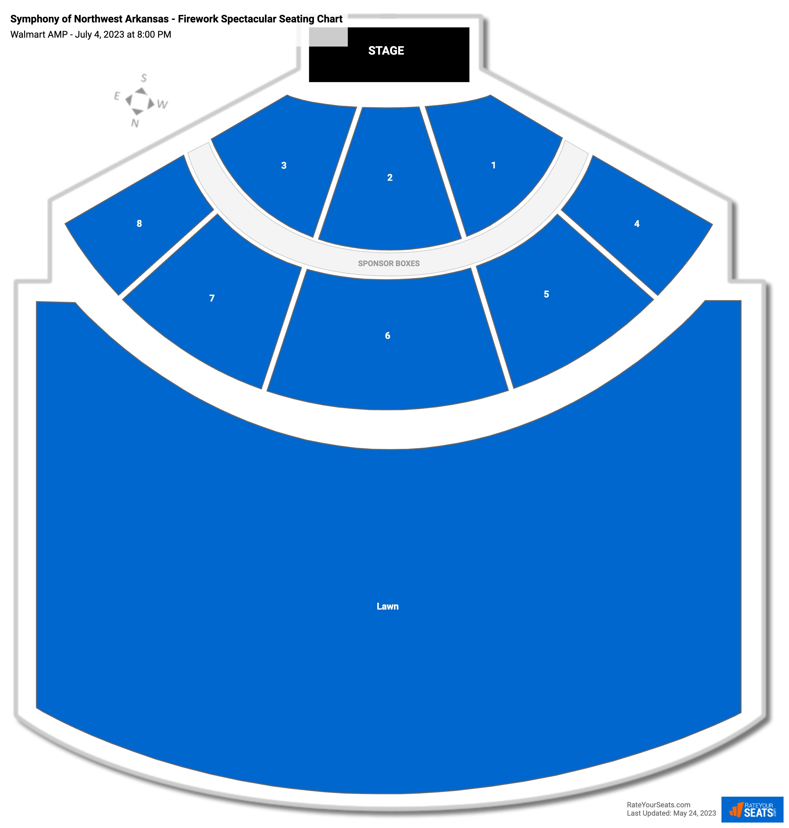Walmart AMP Seating Chart - RateYourSeats.com