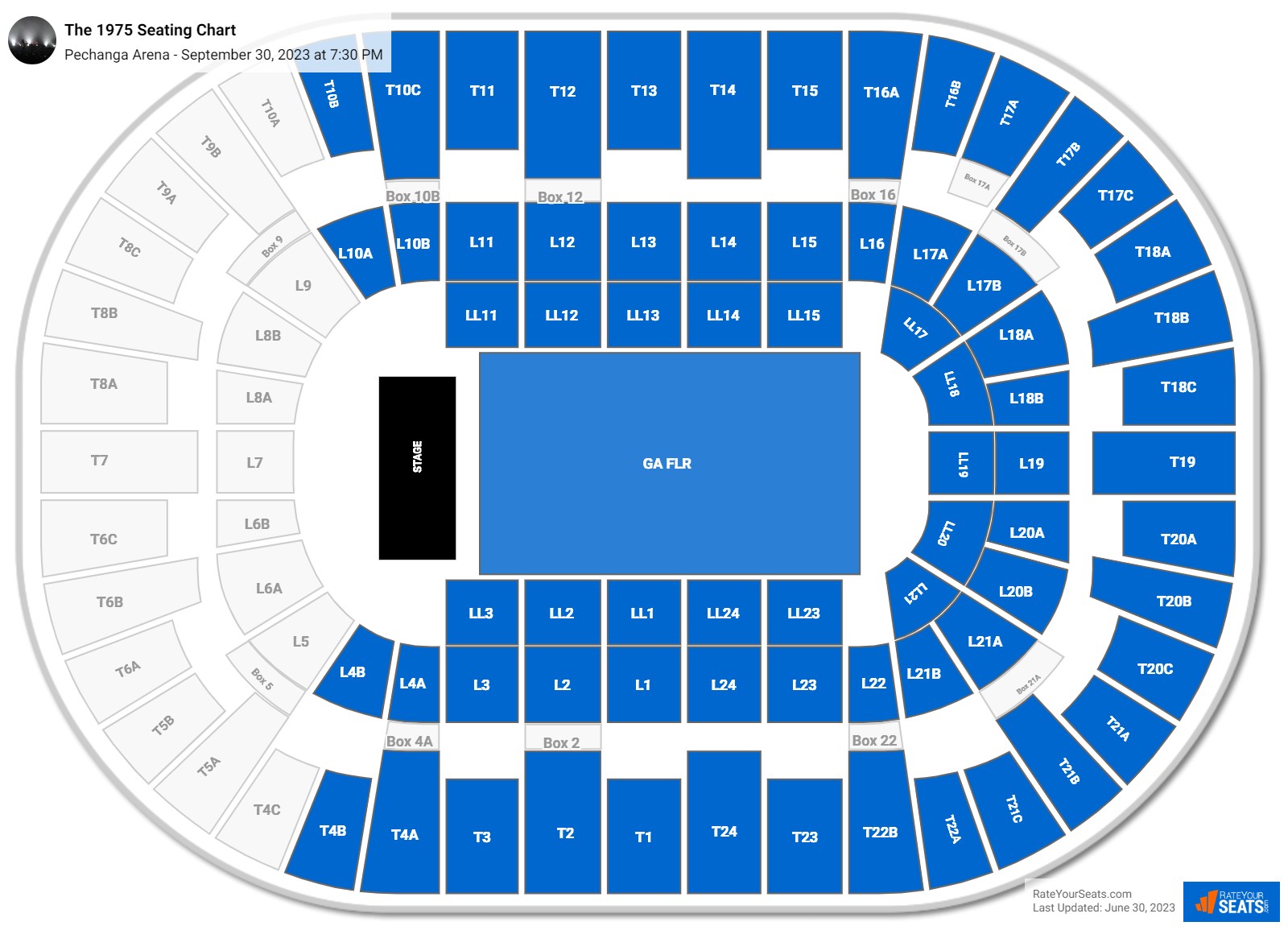 Pechanga Arena Seating Chart - RateYourSeats.com