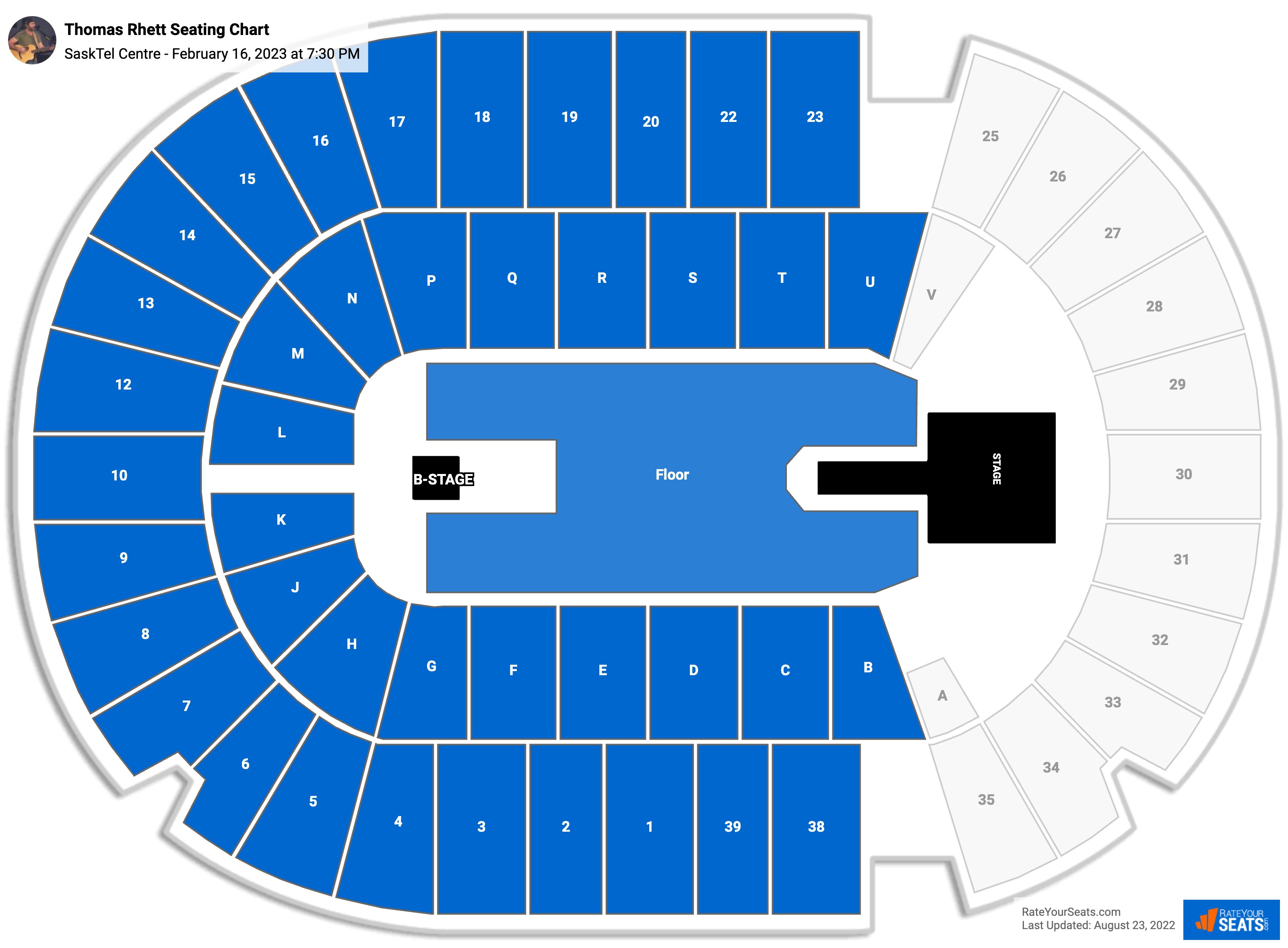 SaskTel Centre Seating Chart - RateYourSeats.com