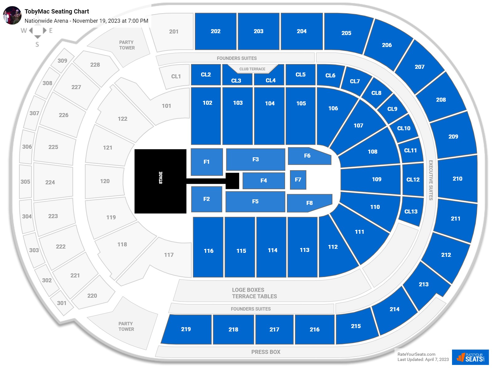 Nationwide Arena Concert Seating Chart - RateYourSeats.com Nationwide Arena Concert Seating Chart - RateYourSeats.com