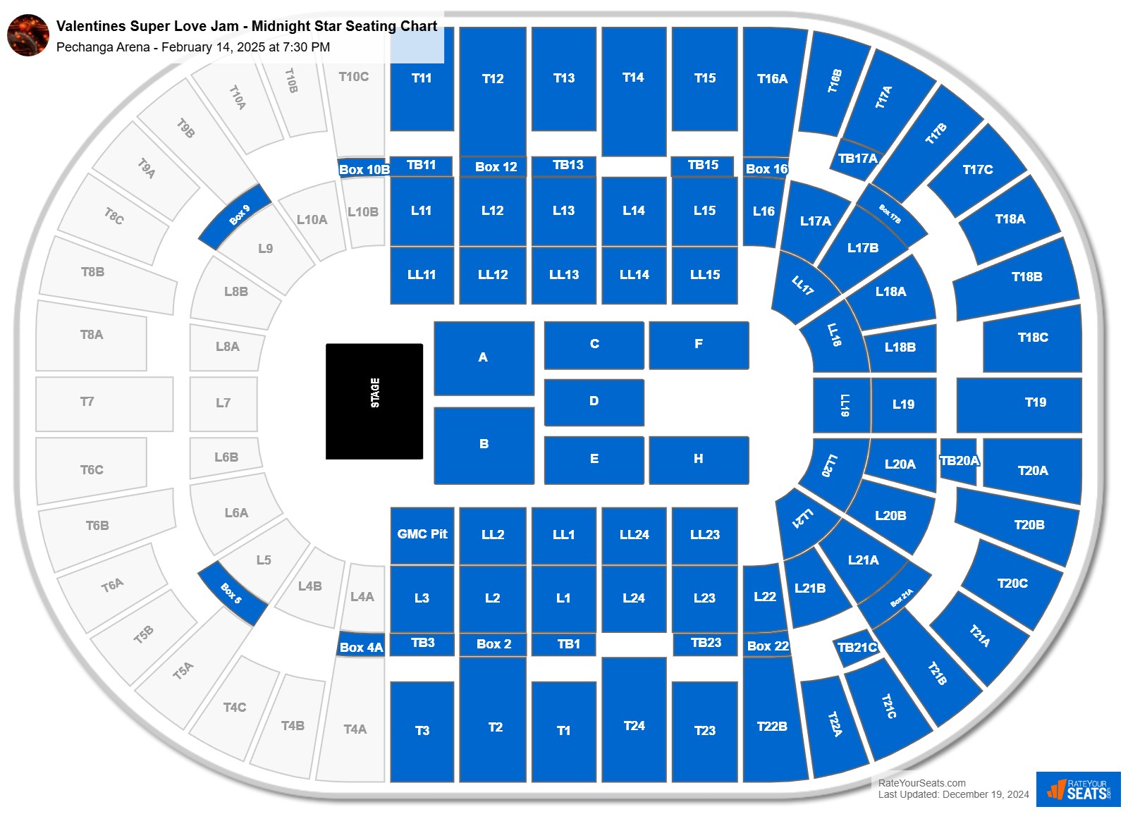 Pechanga Arena Seating Chart - RateYourSeats.com