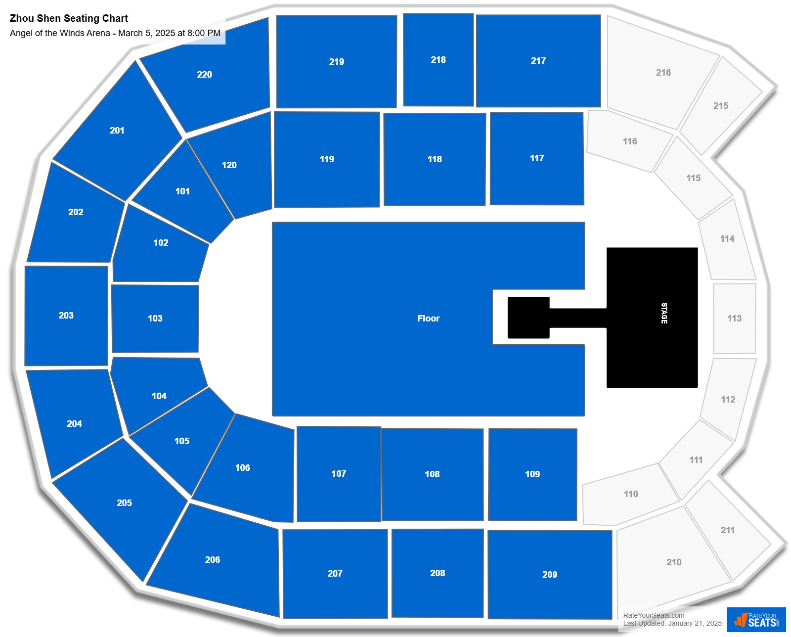 Xfinity Arena At Everett Seating Chart Vivid Seats