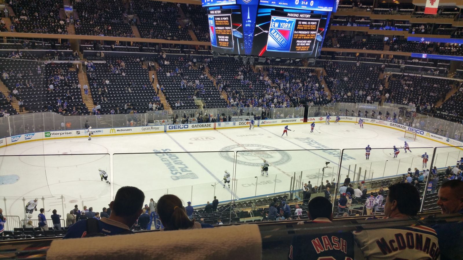 Section 222 at Madison Square Garden - New York Rangers - RateYourSeats.com