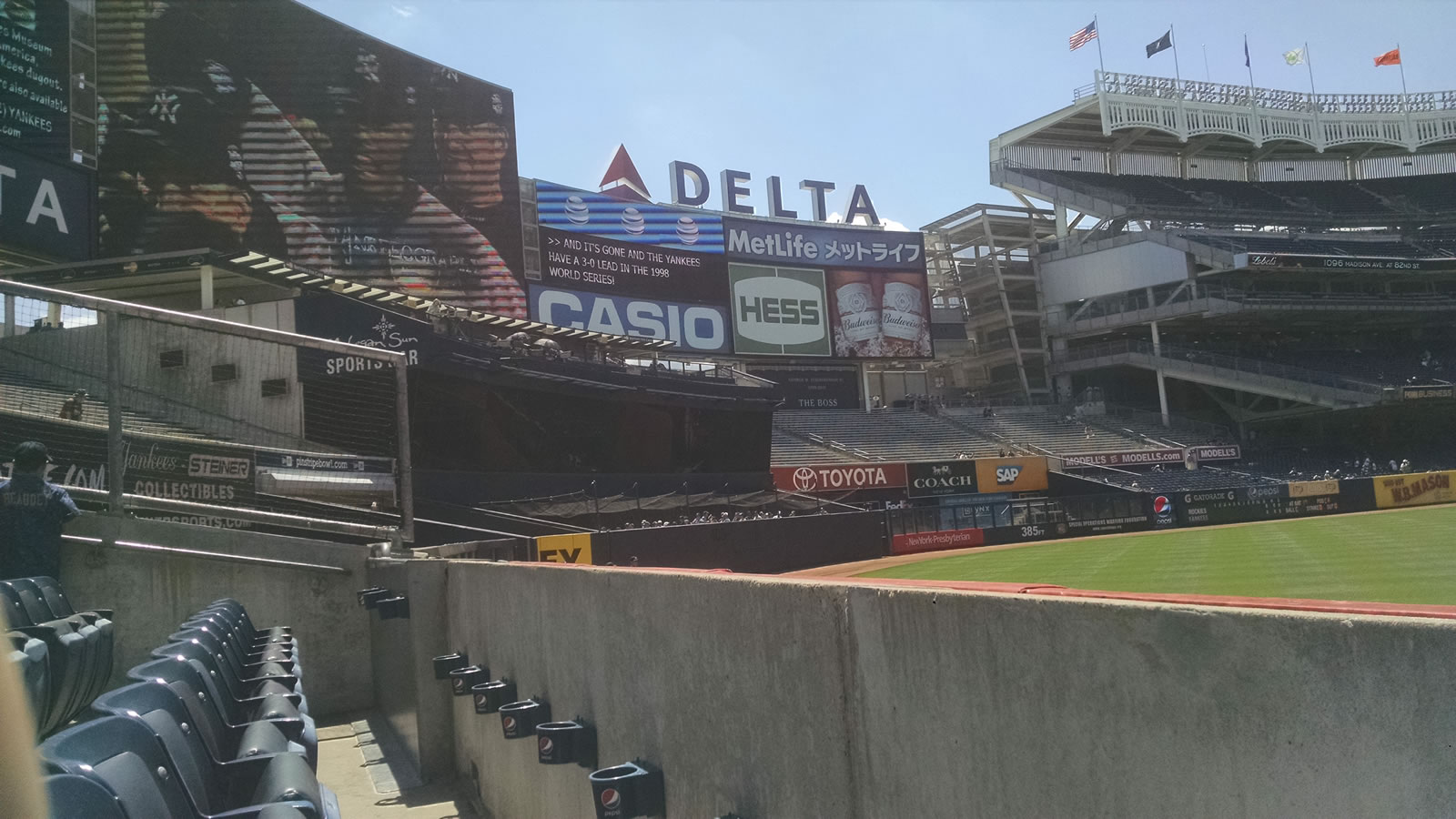 No Good For Shorter Fans: Yankee Stadium Section 136 Review ...