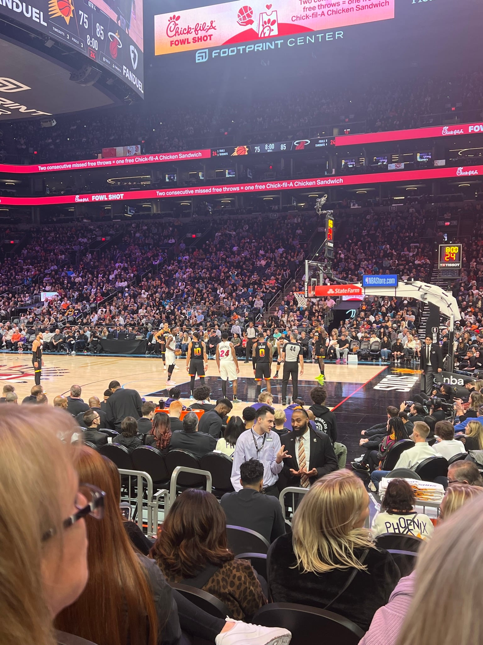 Section 124 at Footprint Center - RateYourSeats.com