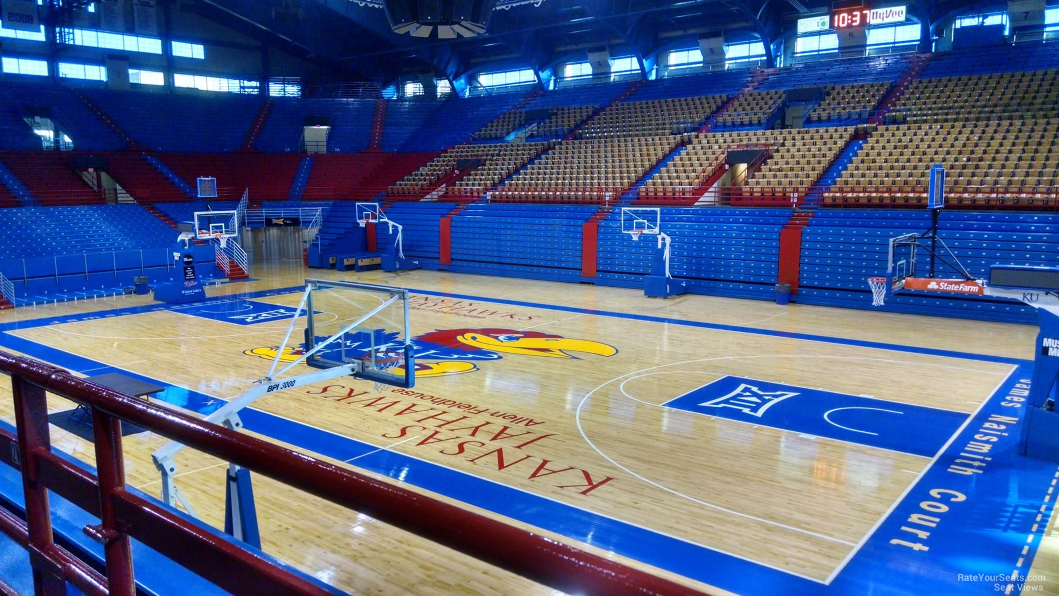 Allen Fieldhouse Seating Section 2