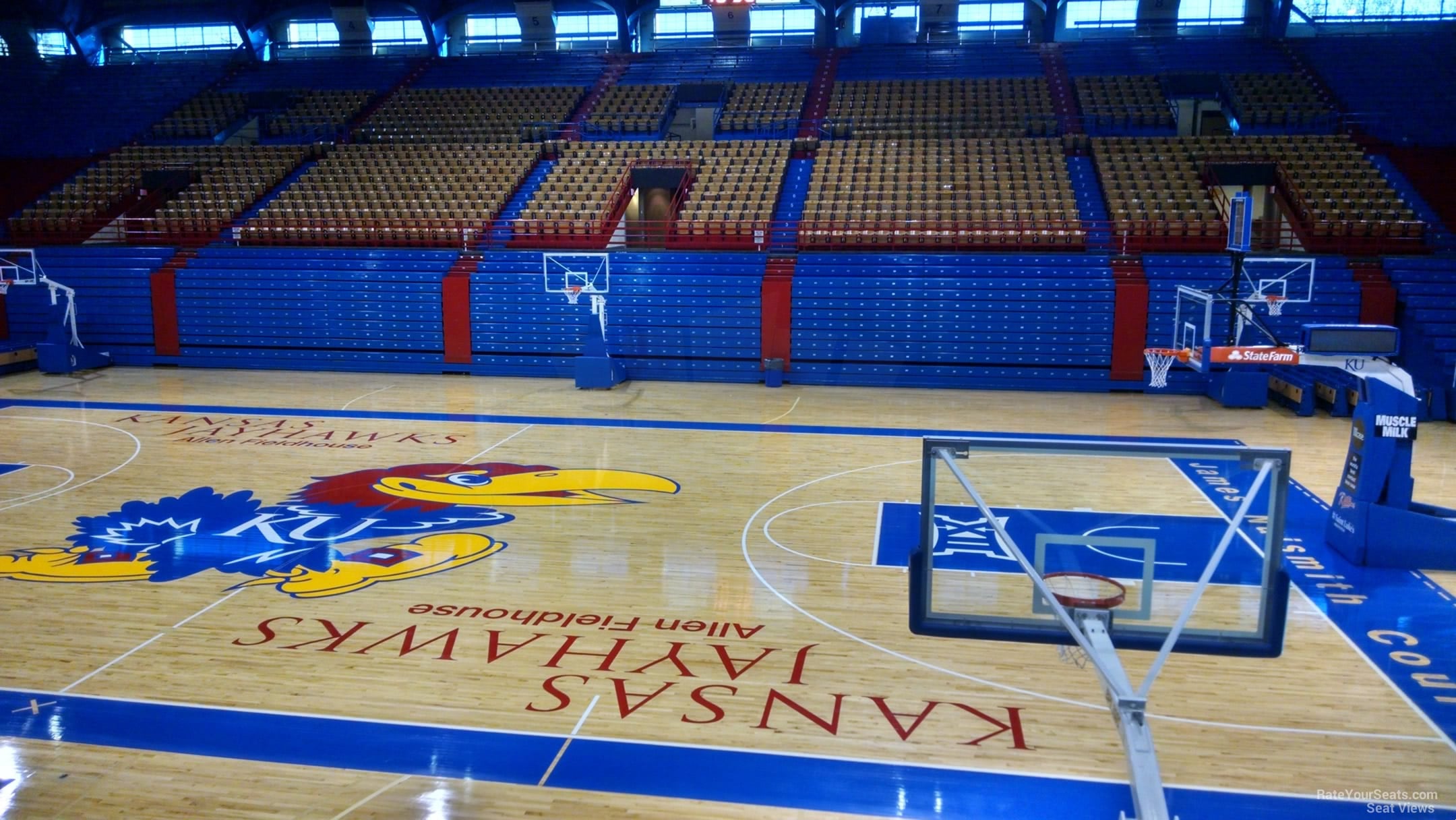 Allen Fieldhouse Seating With Rows | Cabinets Matttroy
