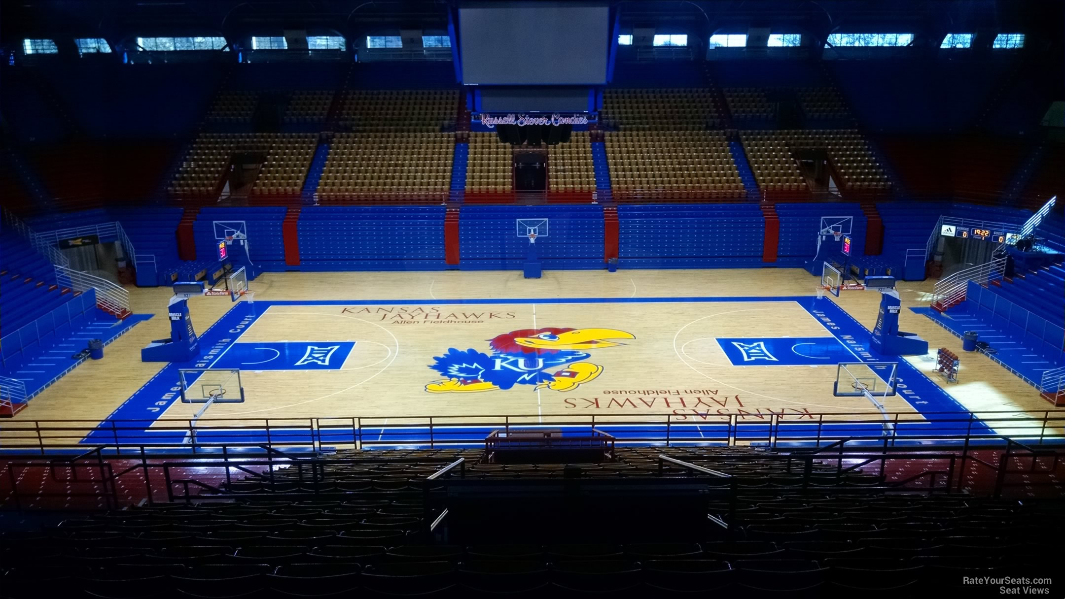 Allen Fieldhouse Seating With Rows | Cabinets Matttroy
