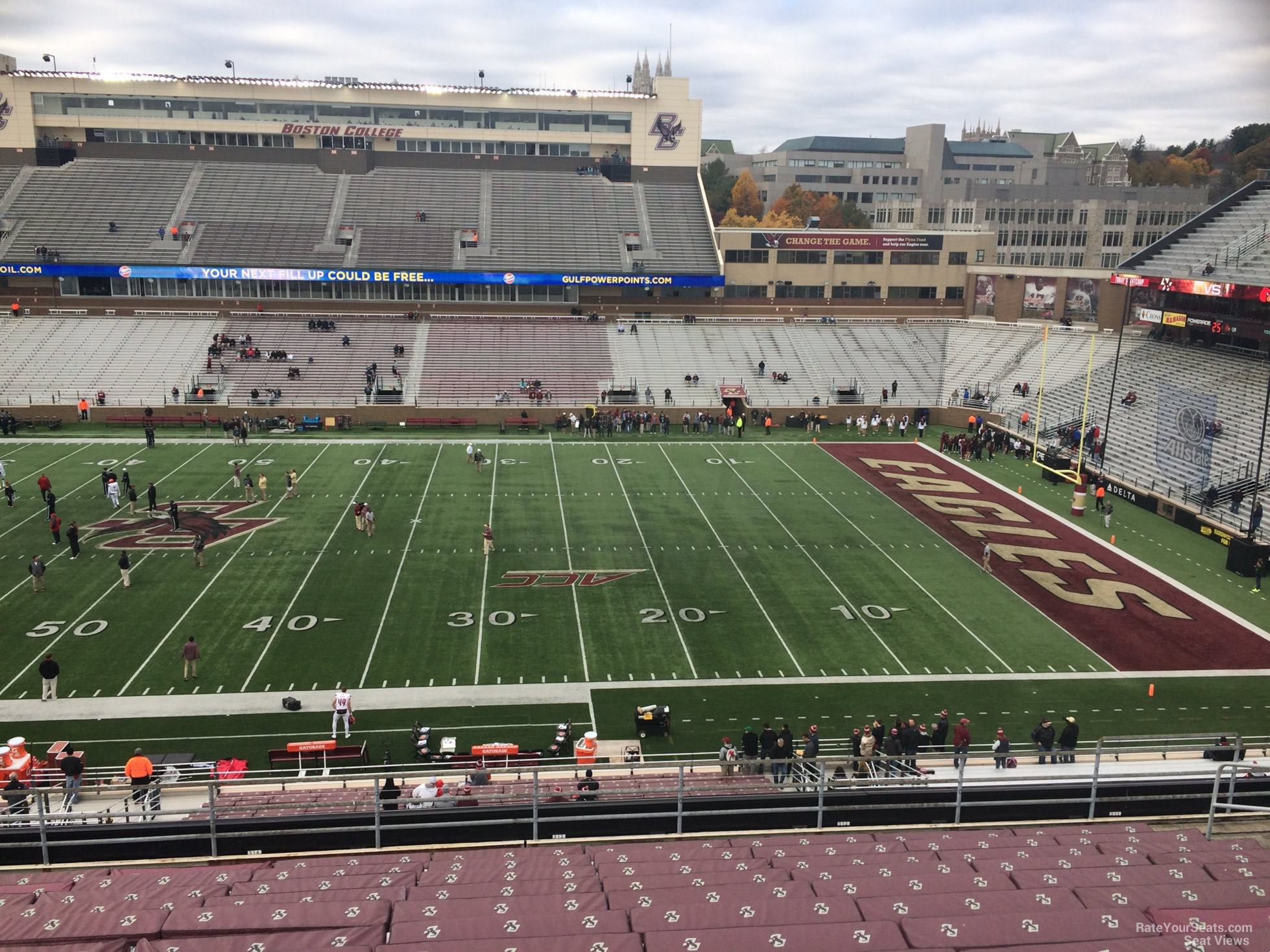 Alumni Stadium Seating Chart