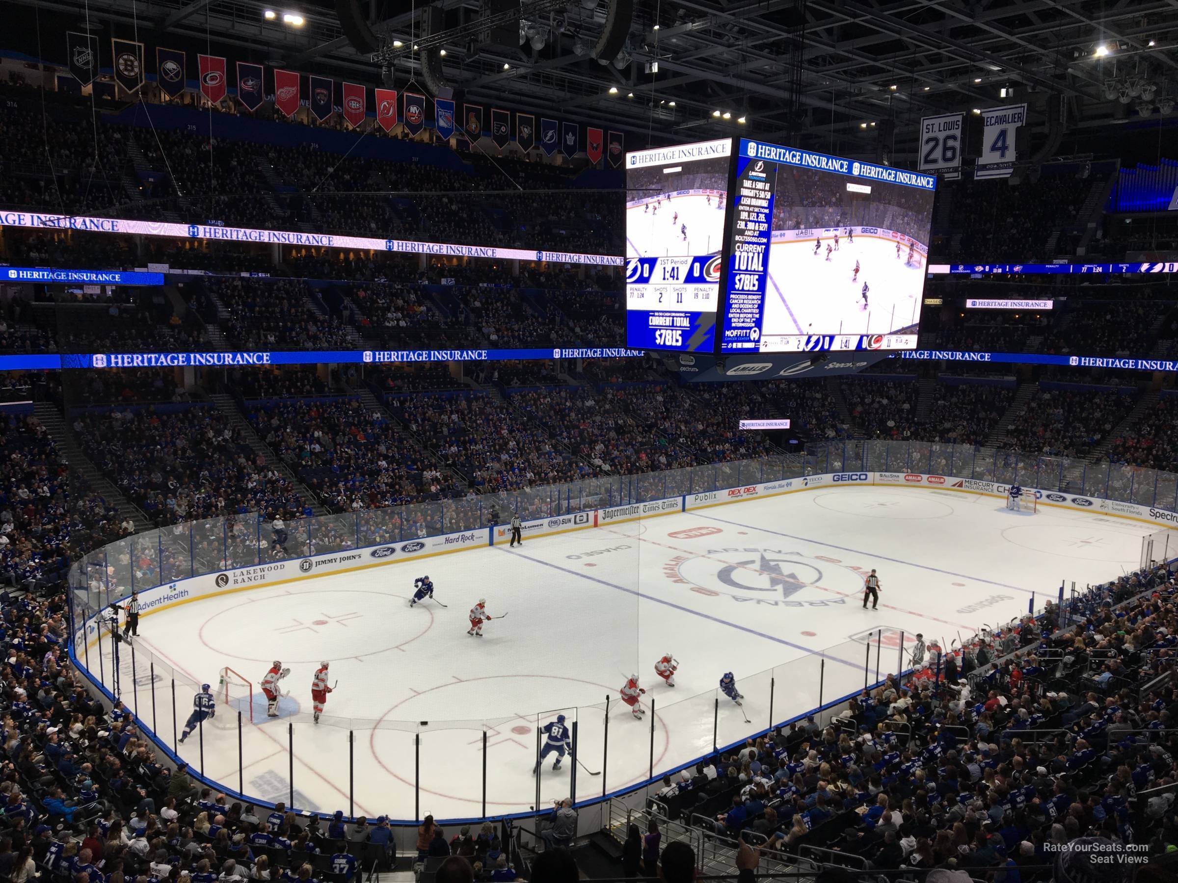 Club 1 at Amalie Arena - Tampa Bay Lightning - RateYourSeats.com