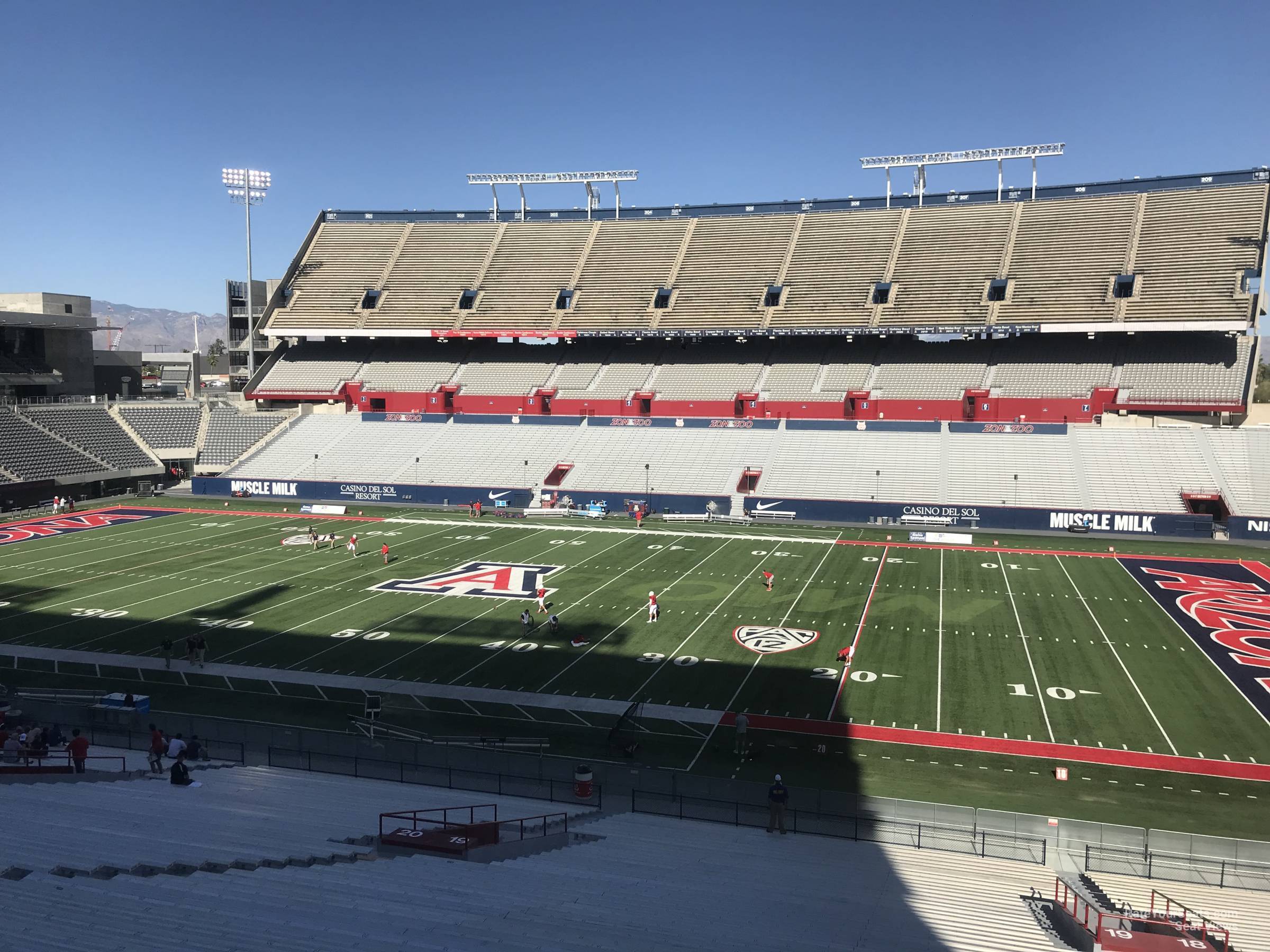 Section 19 at Arizona Stadium - RateYourSeats.com