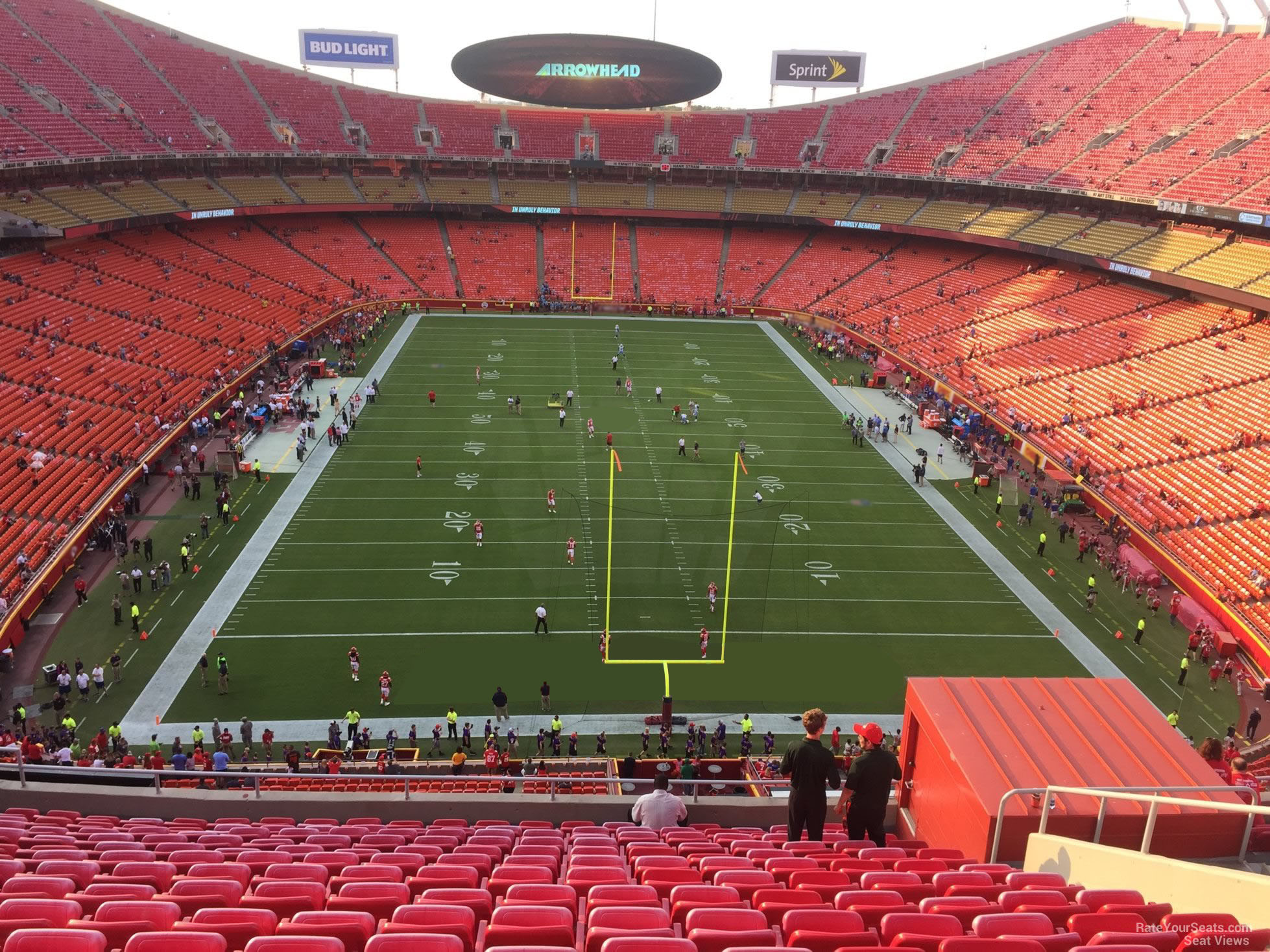 Section 313 at Arrowhead Stadium - RateYourSeats.com