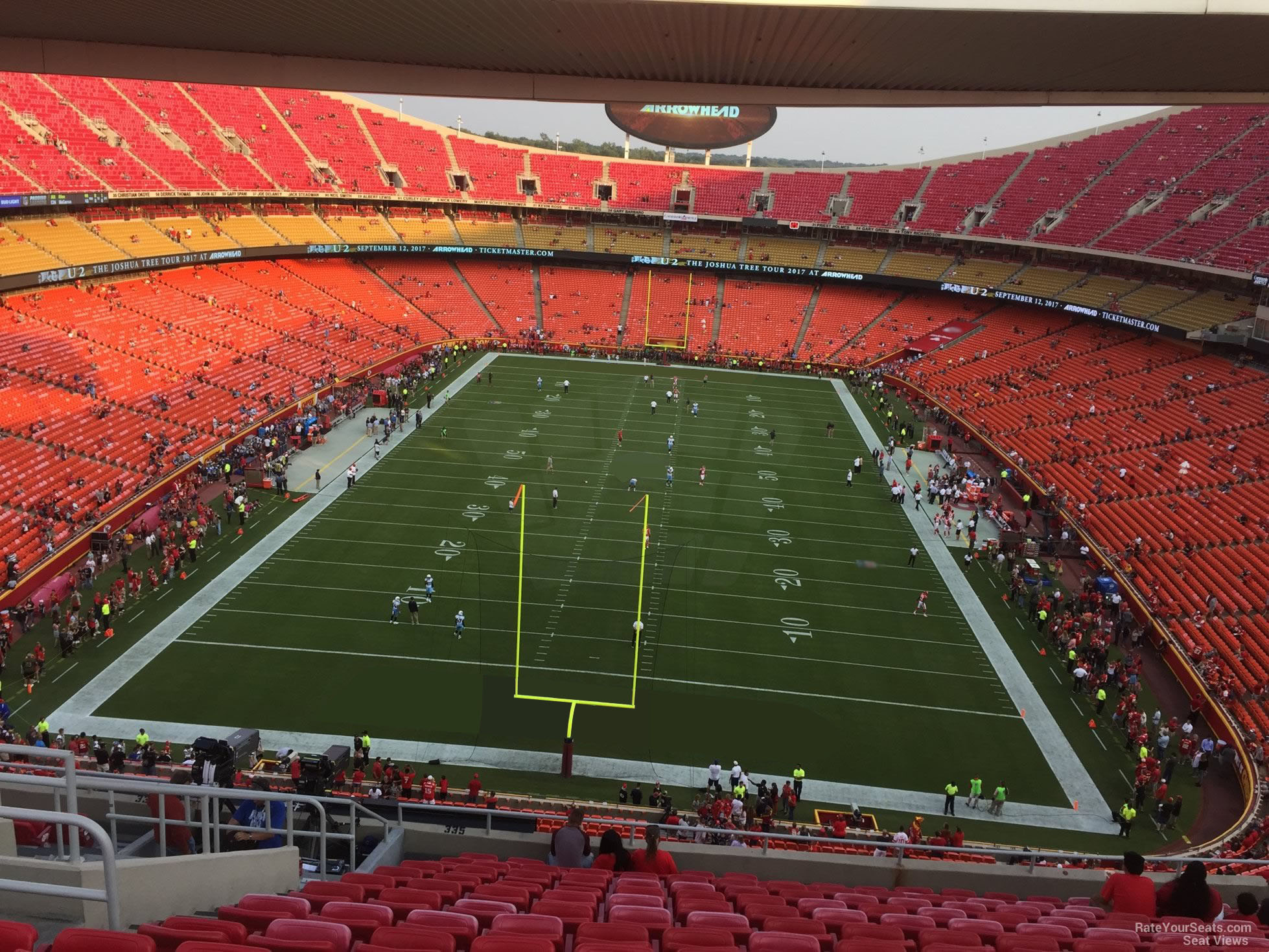 Arrowhead Stadium Seating Chart U2 | Cabinets Matttroy
