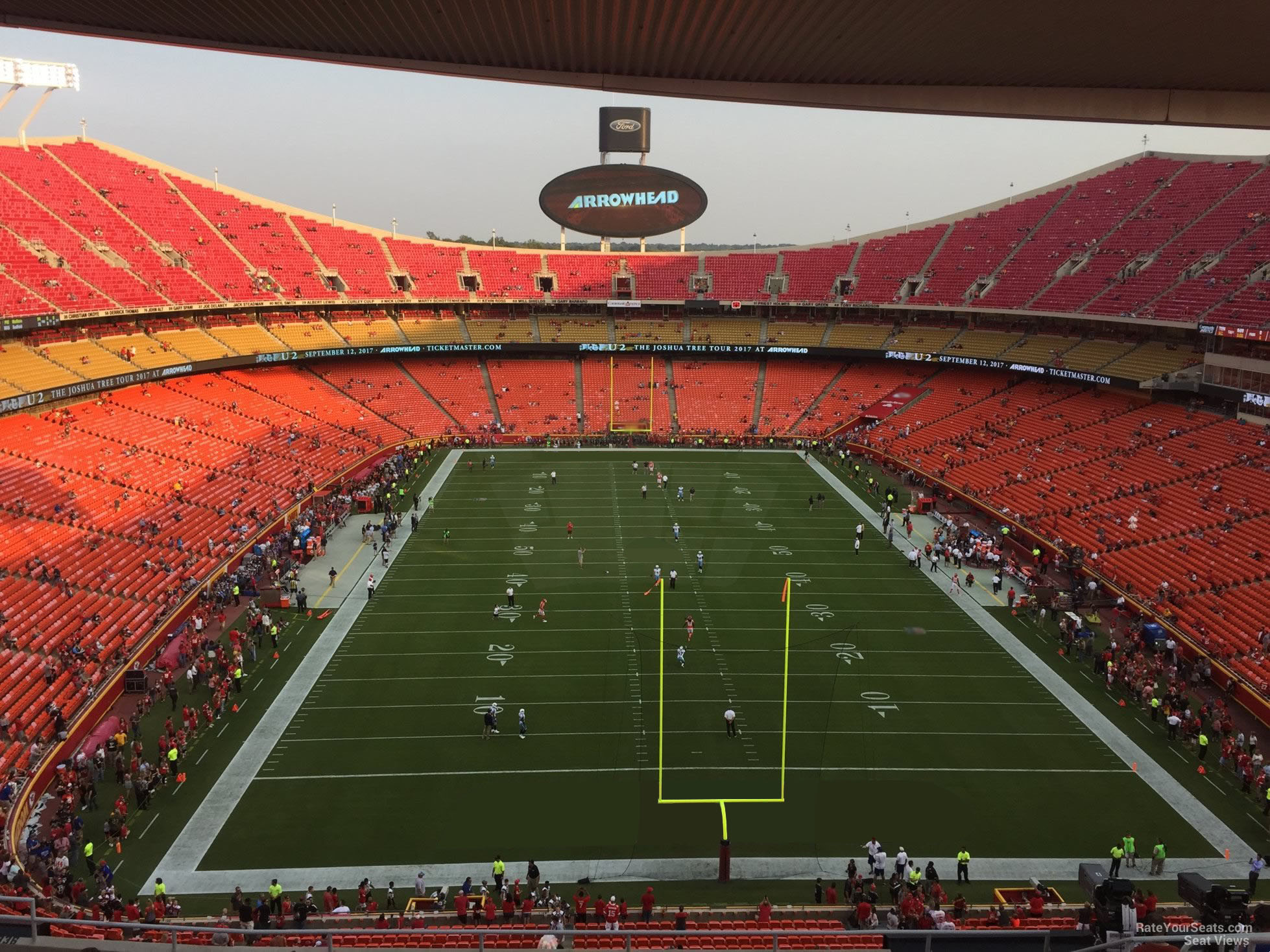 Arrowhead Stadium Seating Chart U2 | Cabinets Matttroy