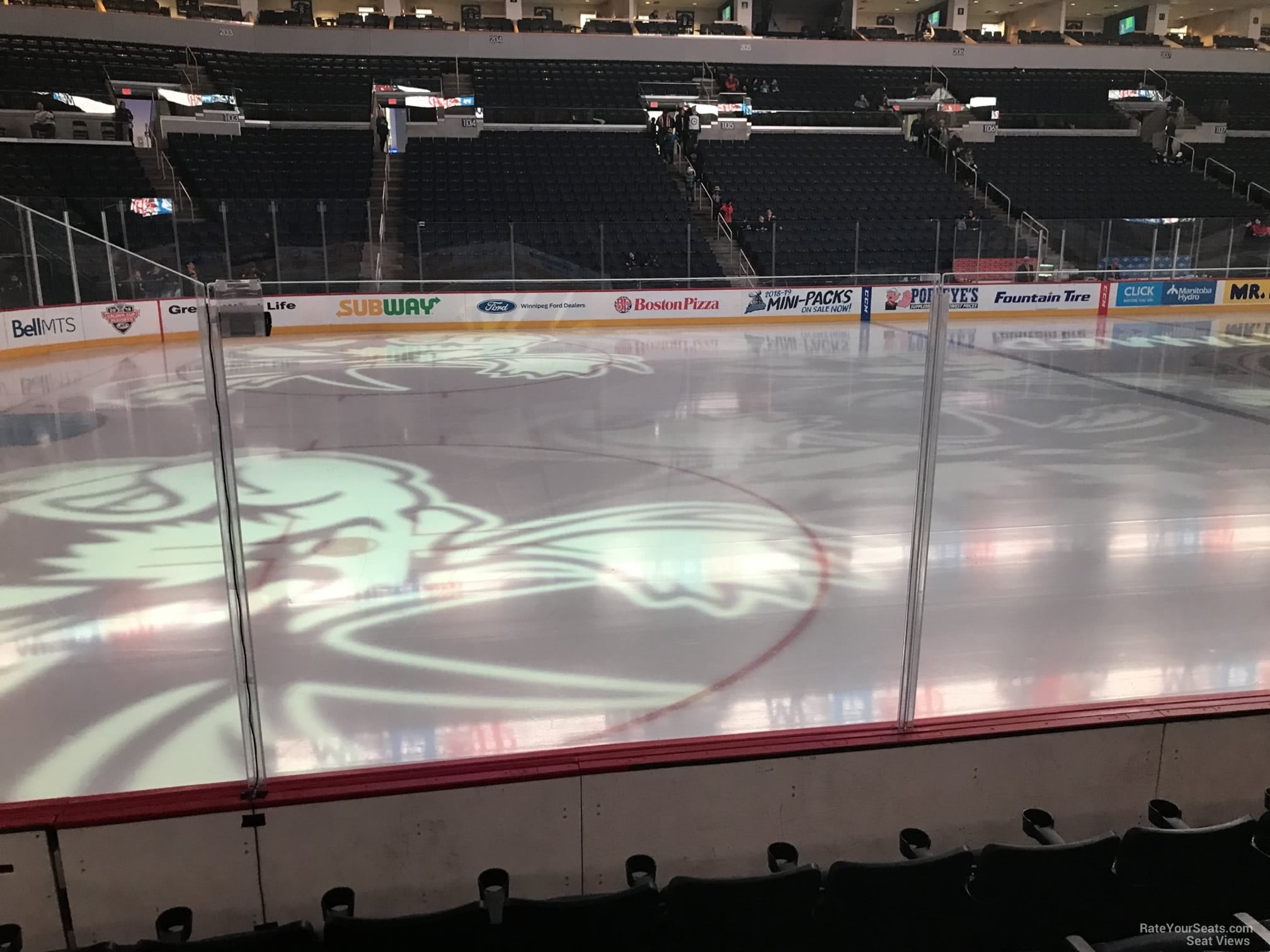 Bell MTS Place Section 120 - Winnipeg Jets - RateYourSeats.com
