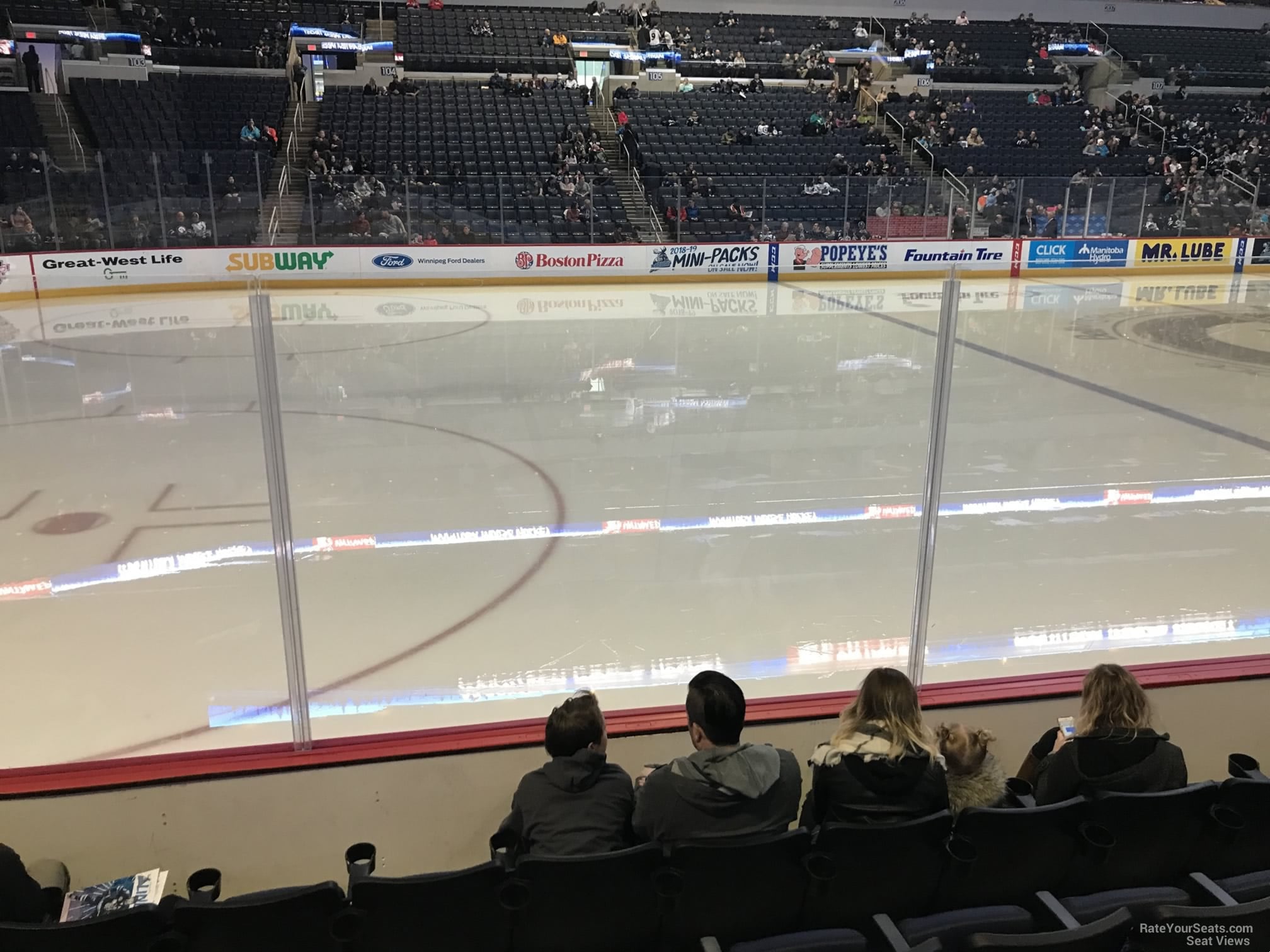 Section 120 at Canada Life Centre - RateYourSeats.com