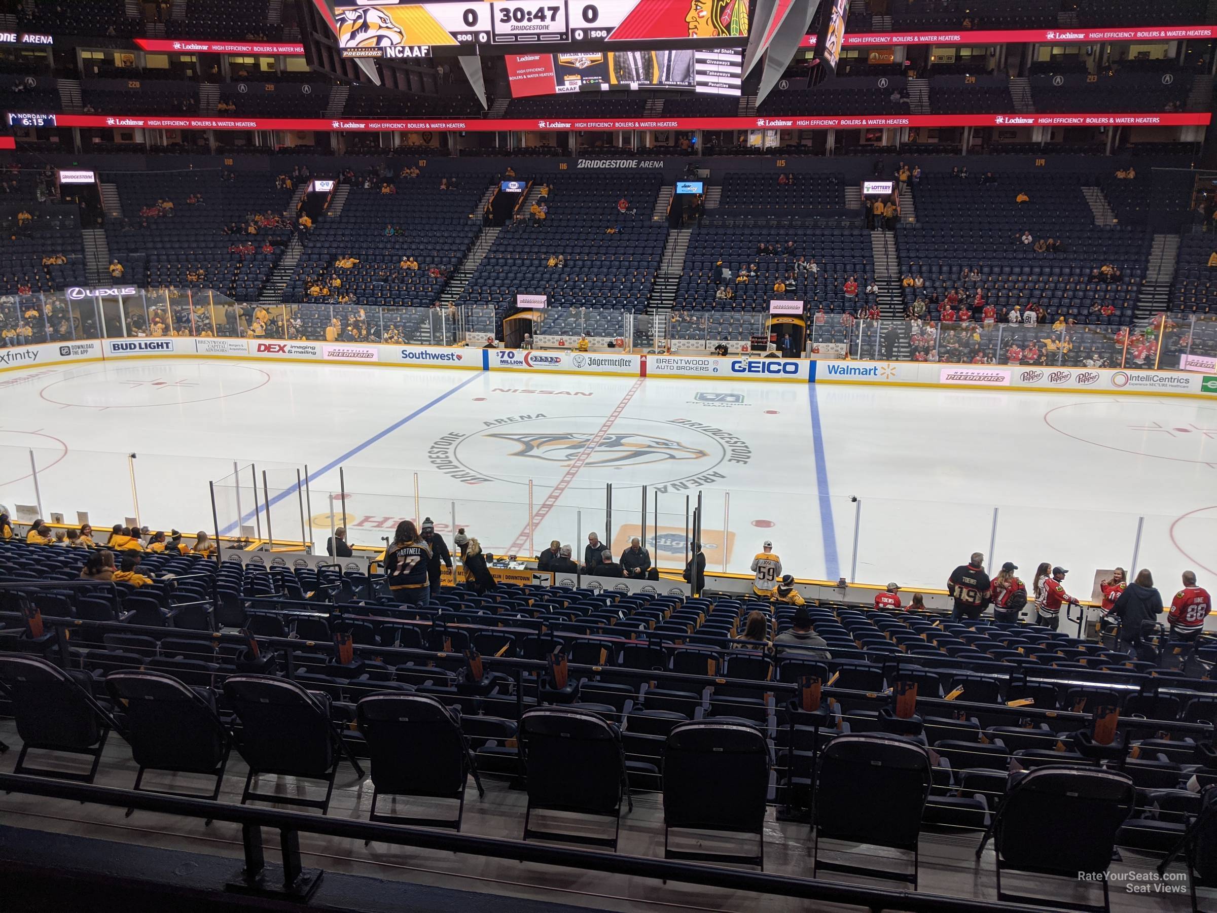Section 106 at Bridgestone Arena - Nashville Predators - RateYourSeats.com