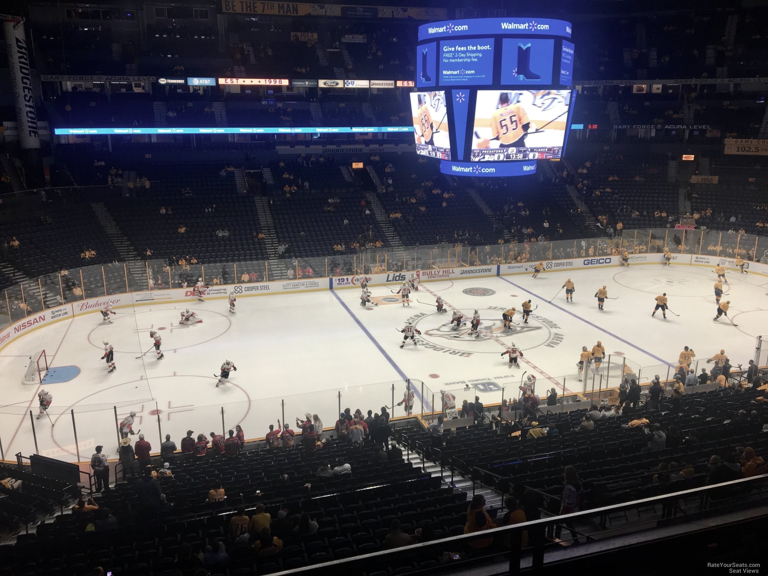 Bridgestone Arena Section 213 - Nashville Predators - RateYourSeats.com