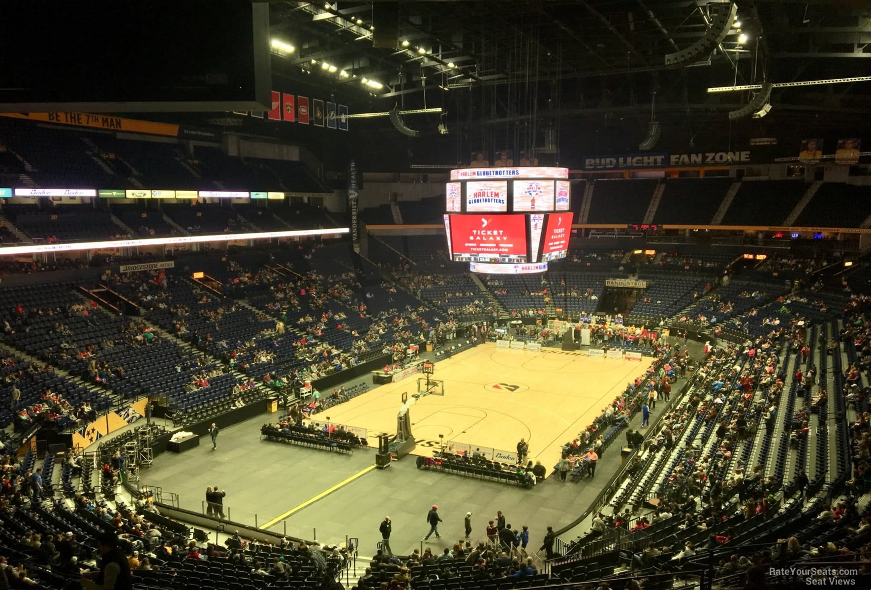 Bridgestone Arena Section 203 Basketball Seating - RateYourSeats.com