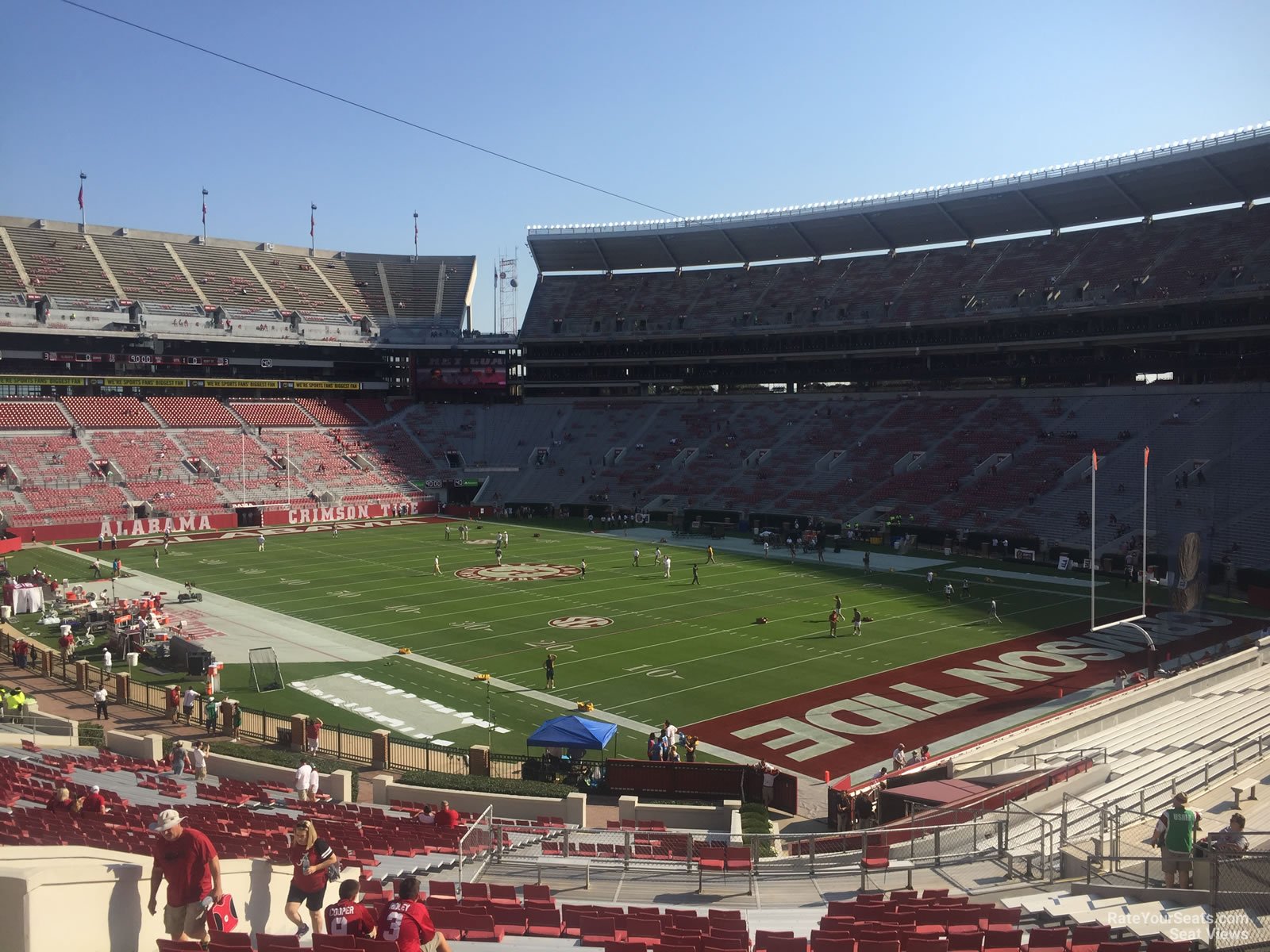 Section A at Bryant-Denny Stadium - RateYourSeats.com