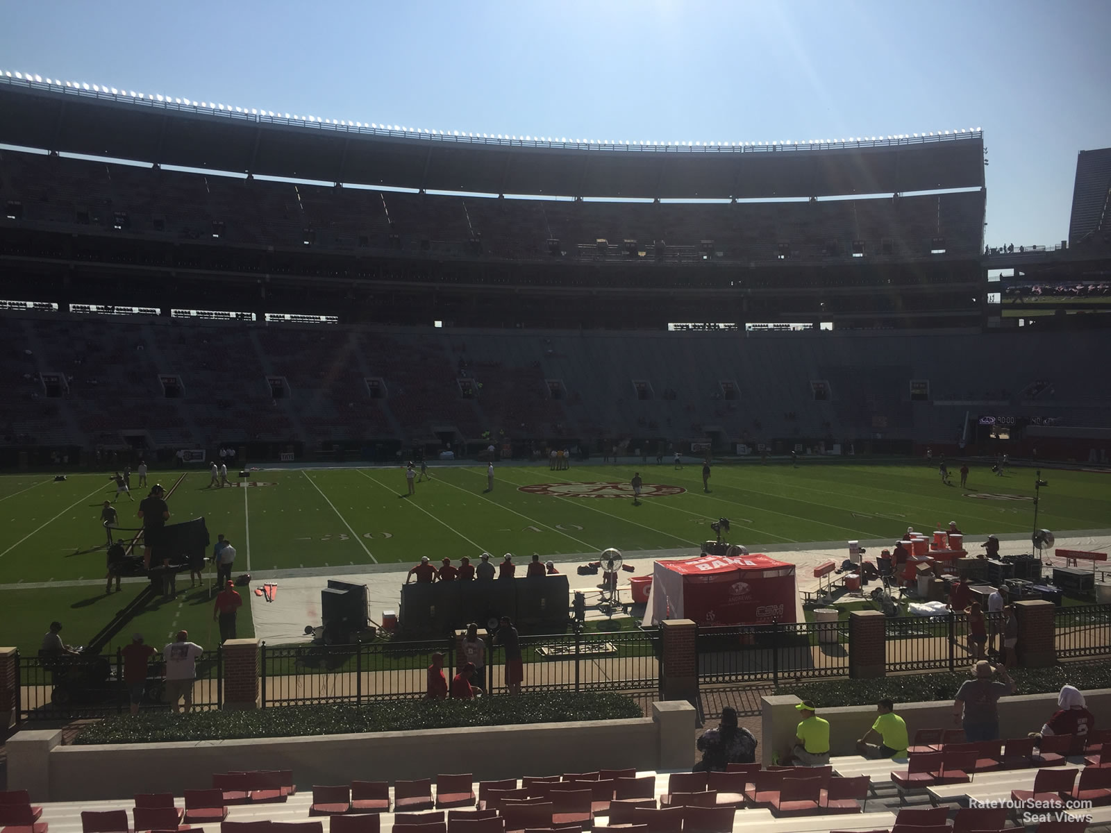 Section J at Bryant-Denny Stadium - RateYourSeats.com