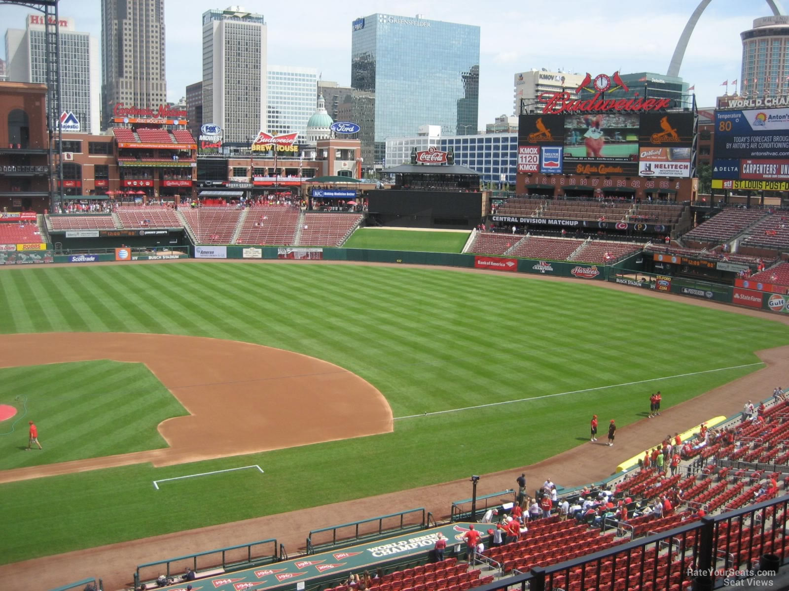 Cardinals Seating Chart Infield Redbird Club | Cabinets Matttroy