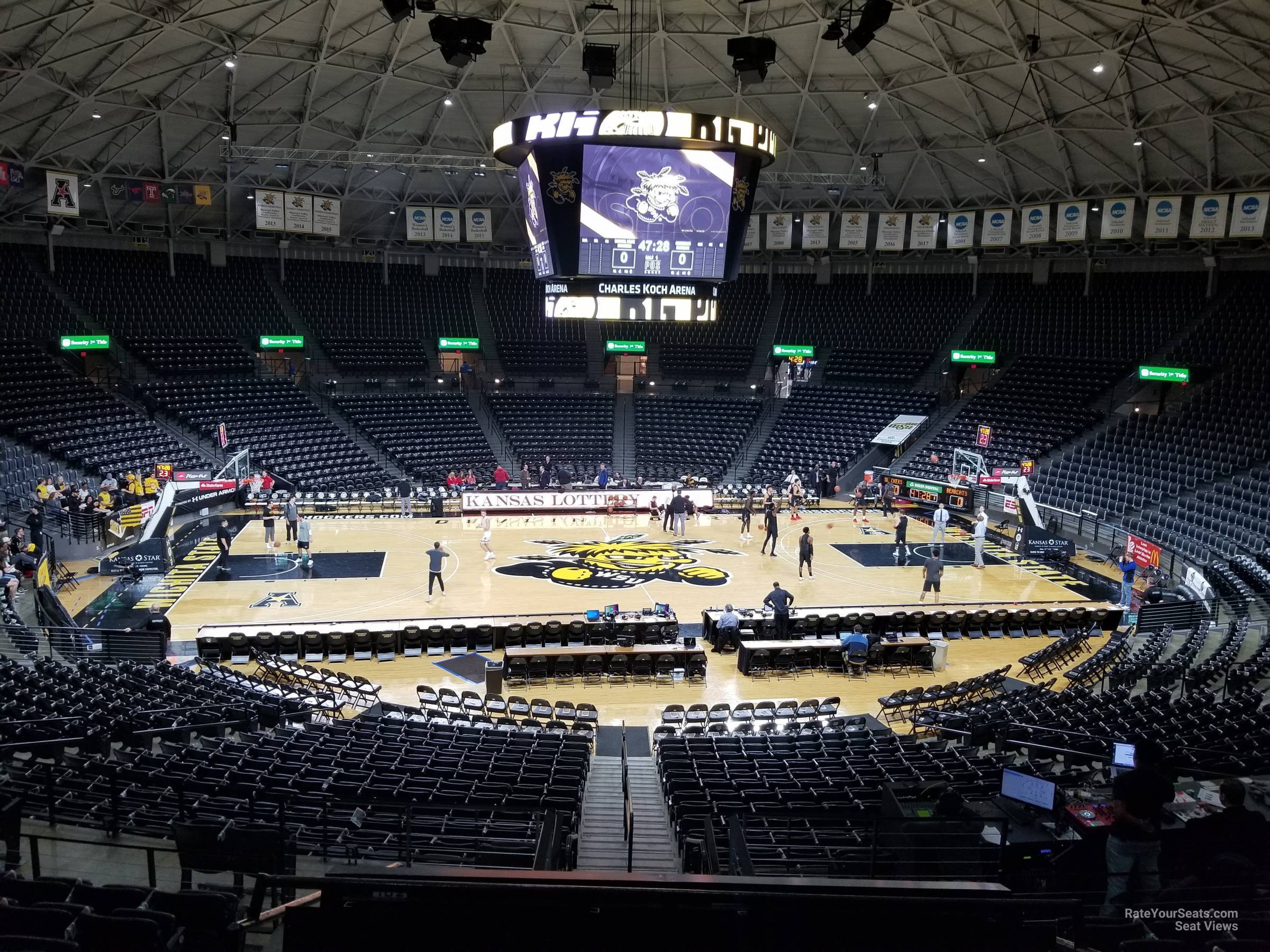 Koch Arena Seating Chart Section 112 At Charles Koch Arena