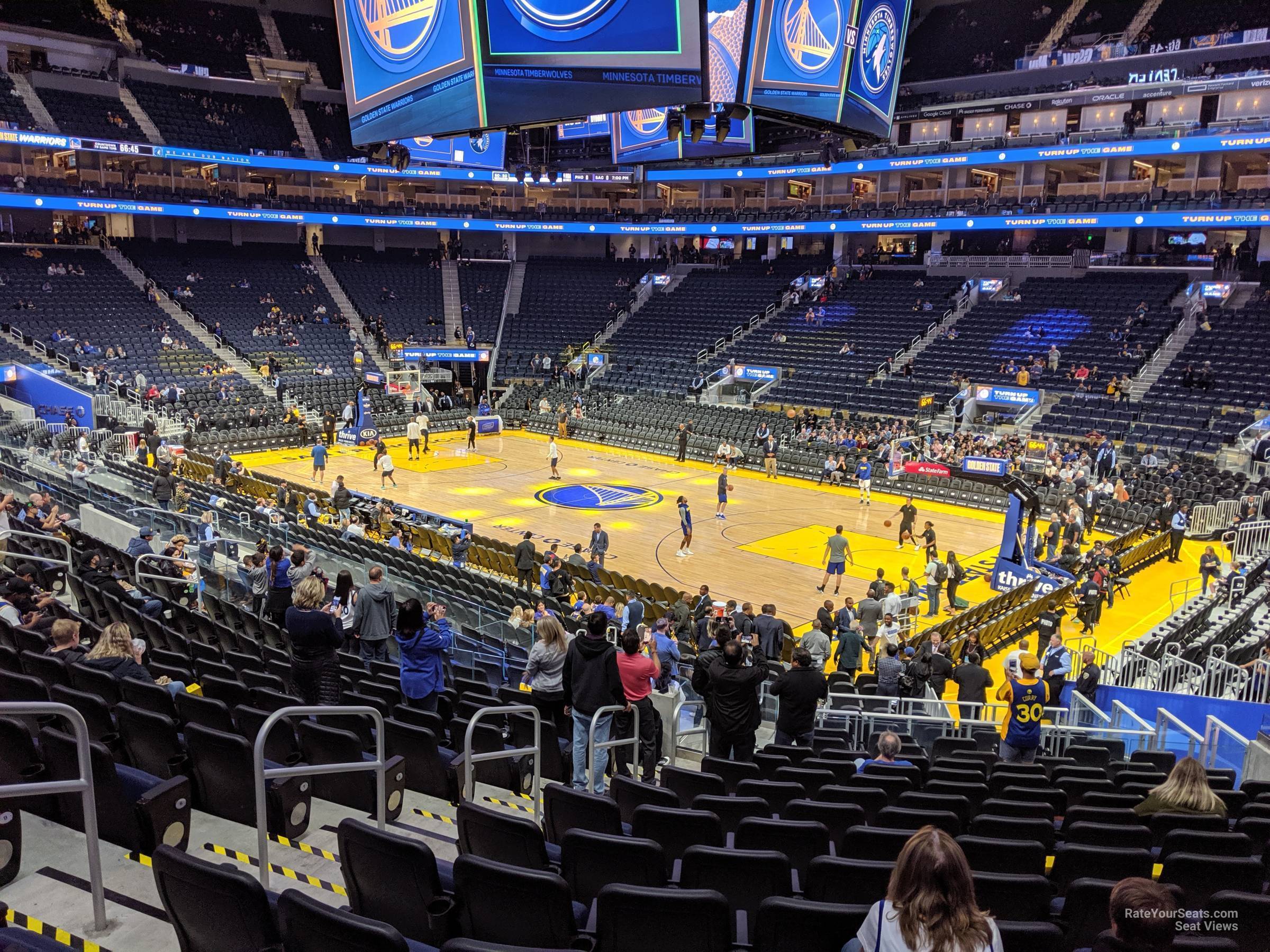 Chase Center Section 113 - Golden State Warriors - RateYourSeats.com