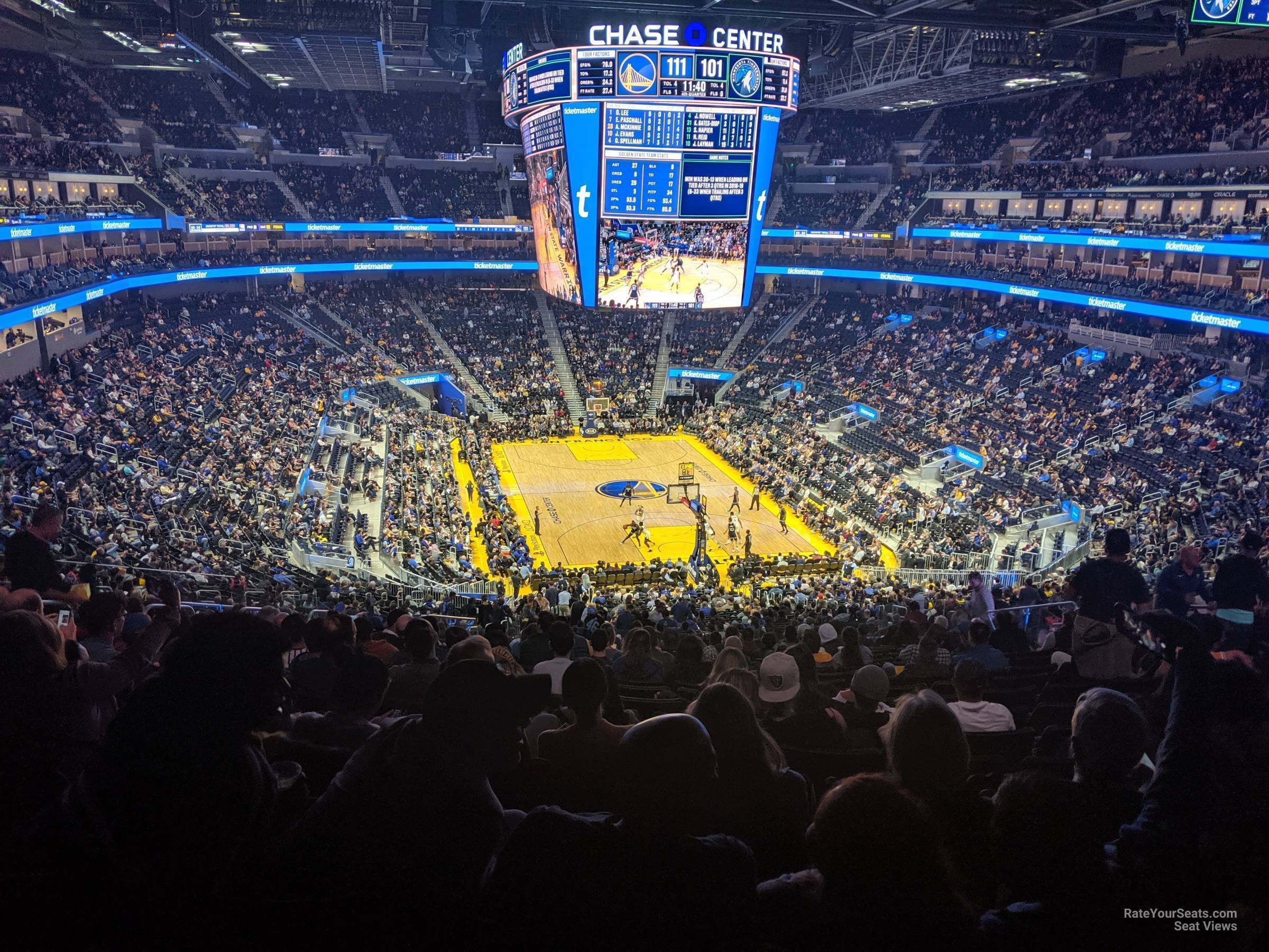 Section 129 at Chase Center - RateYourSeats.com