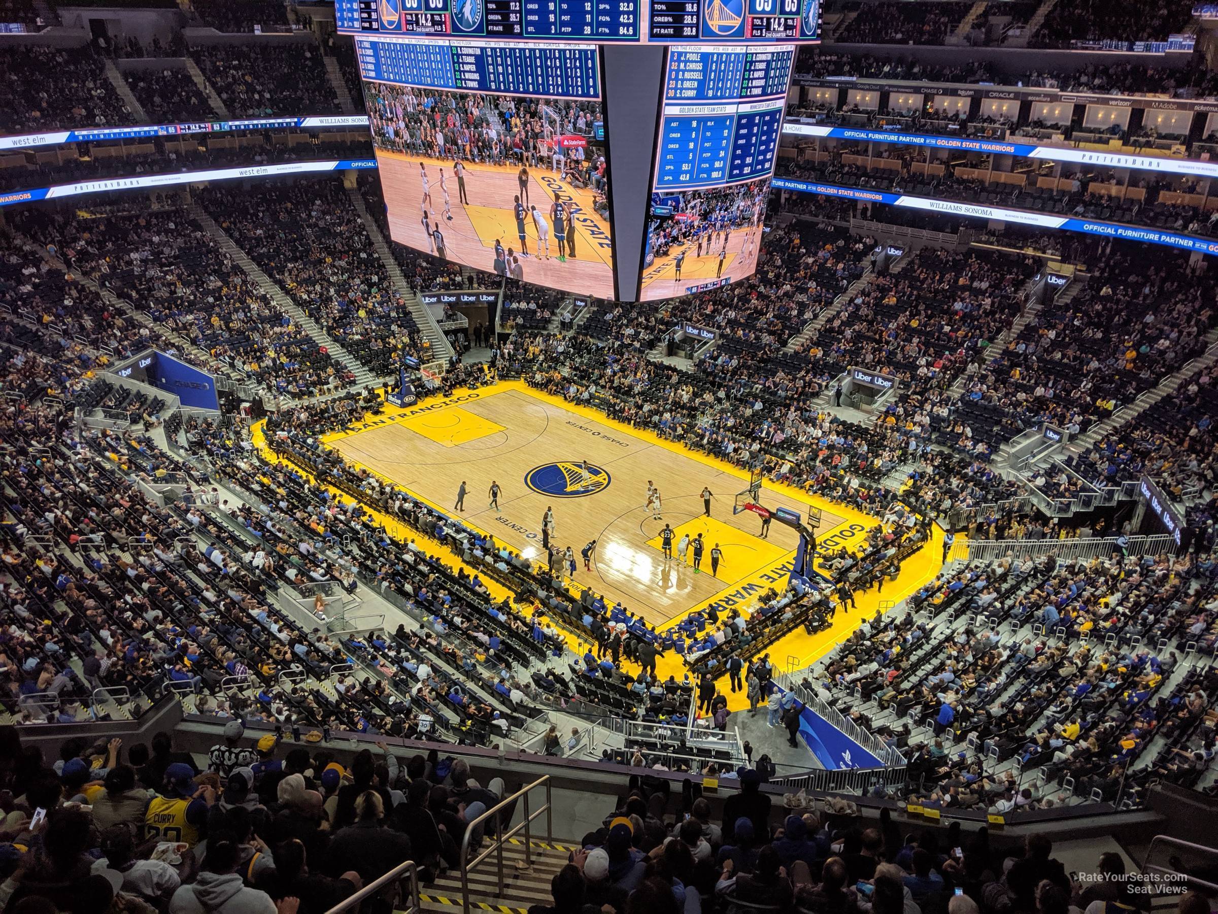 Section 202 at Chase Center - Golden State Warriors - RateYourSeats.com
