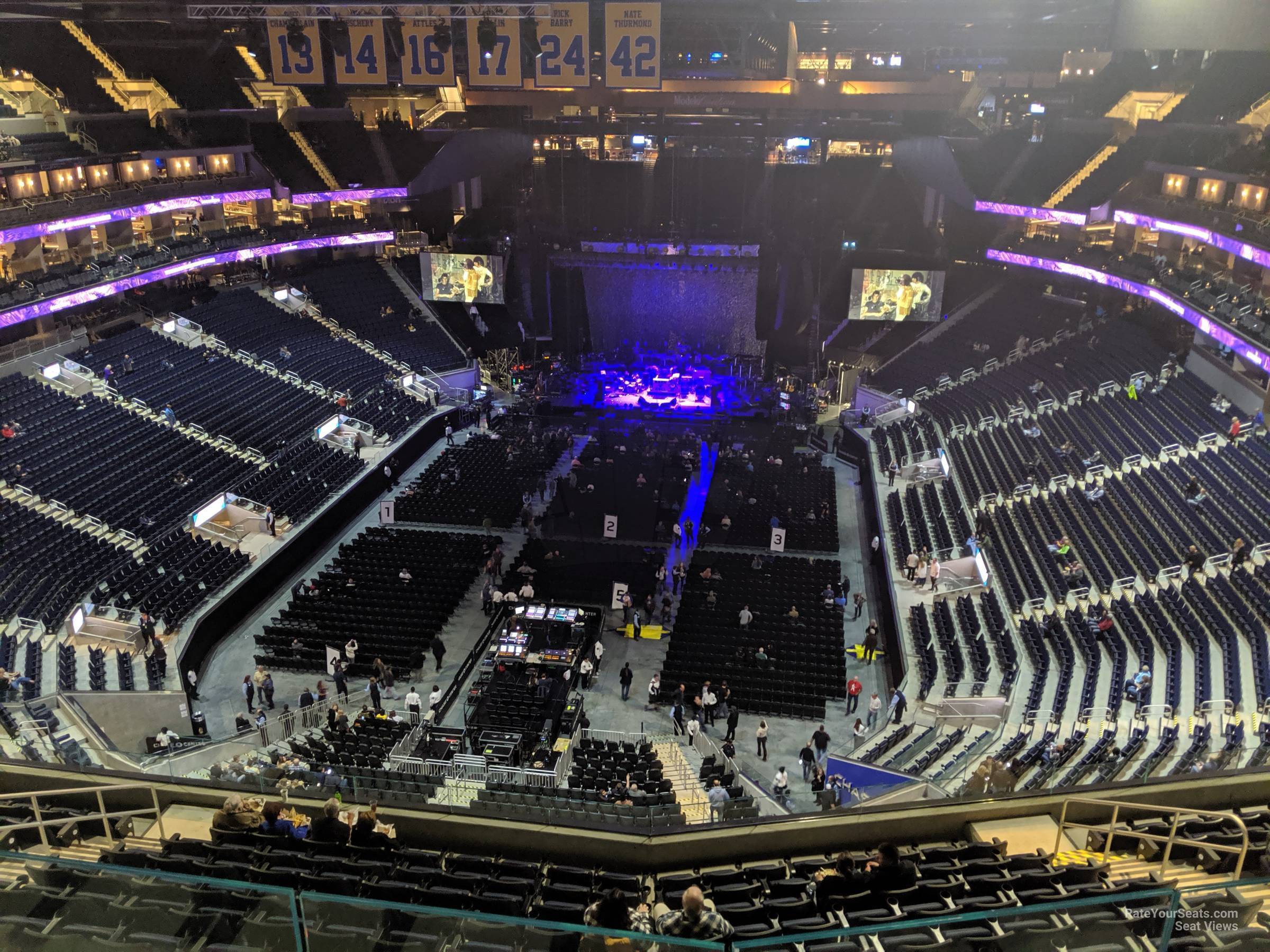 Chase Center Concert Layout