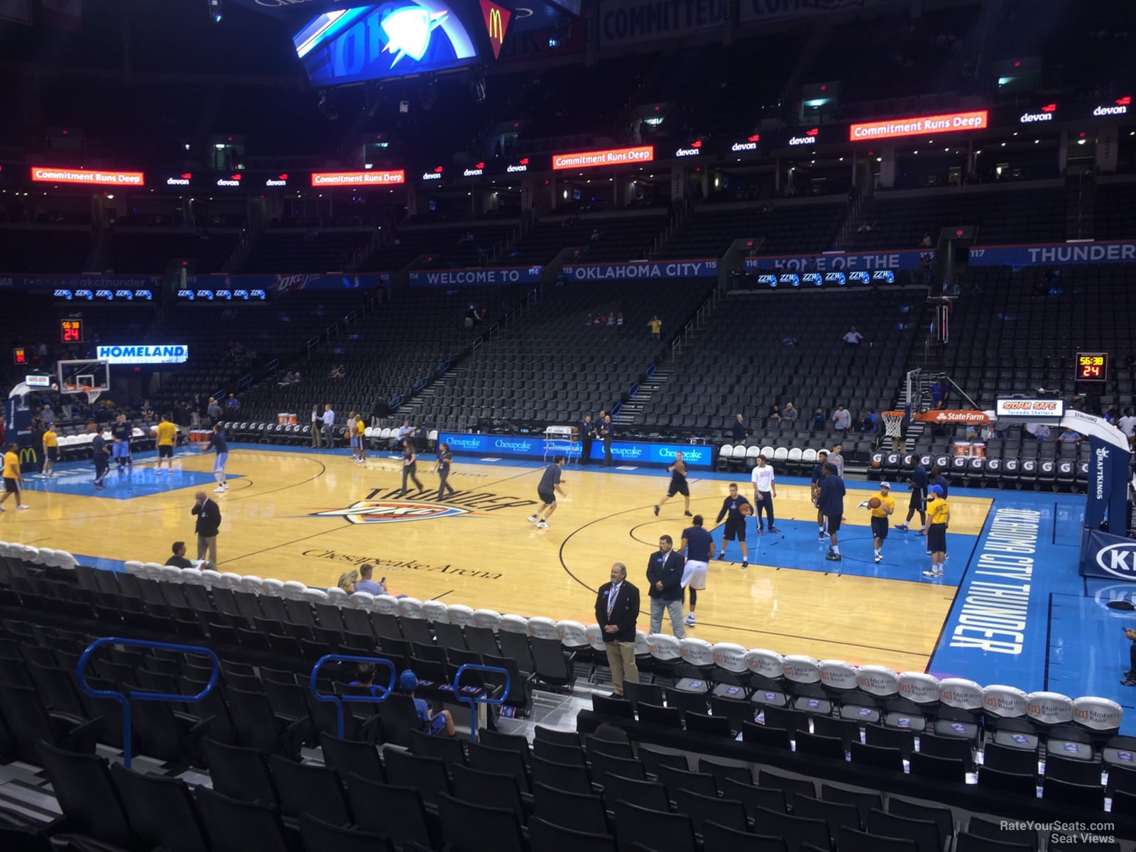 Section 104 at Paycom Center - RateYourSeats.com