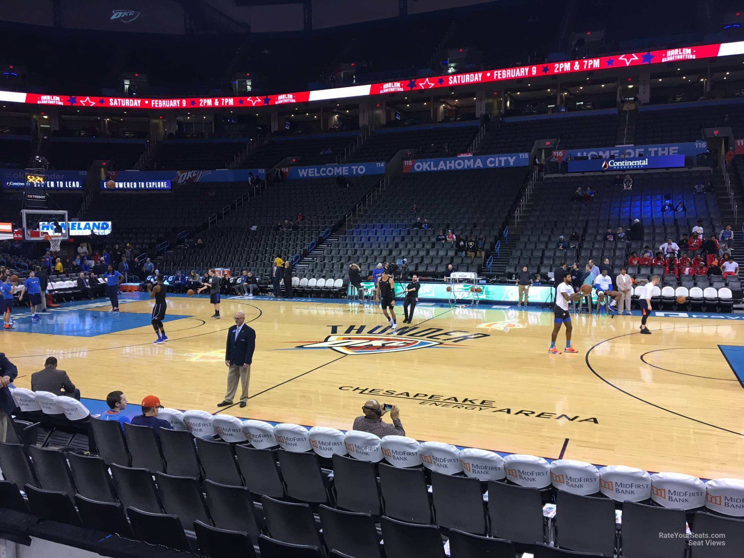Chesapeake Arena Seating Thunder Games