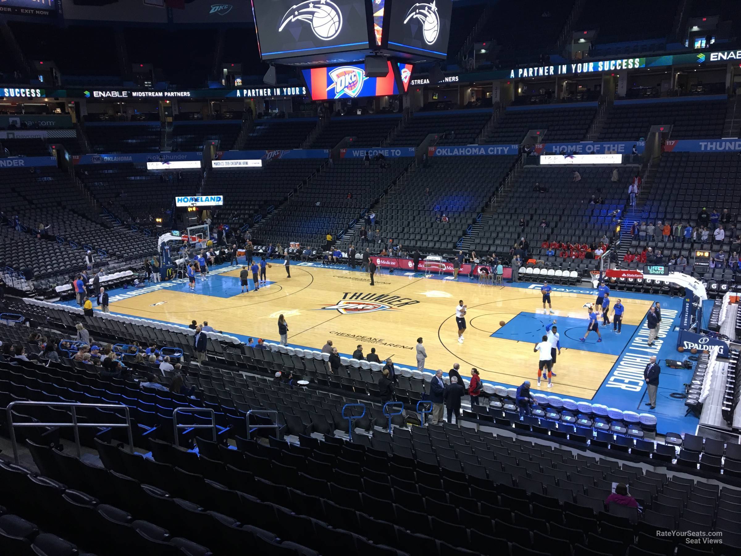 Chesapeake Arena Seating Thunder Games