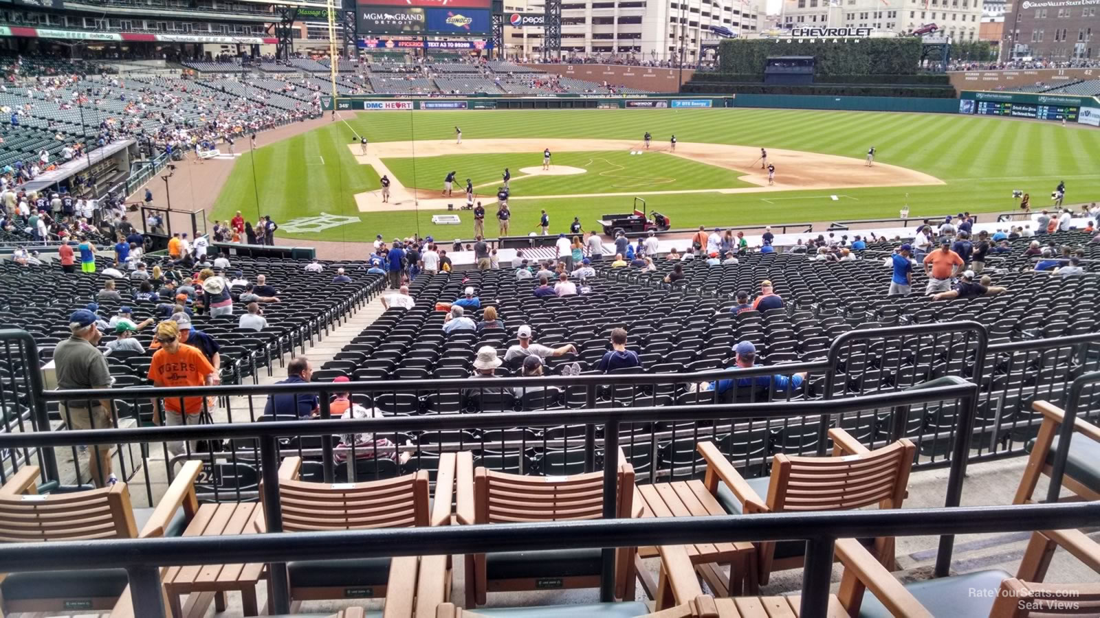 Comerica Park Tiger Den 124 - Detroit Tigers - RateYourSeats.com